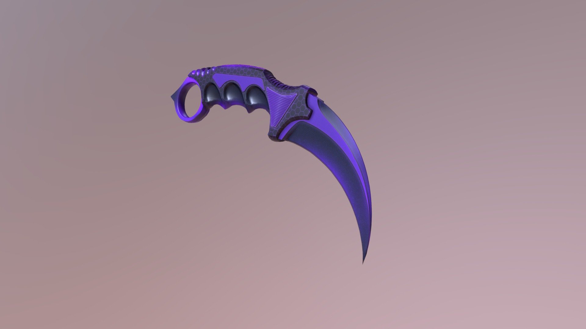 Karambit | Obsidian - 3D model by nighthawkkz [5ced6bc] - Sketchfab