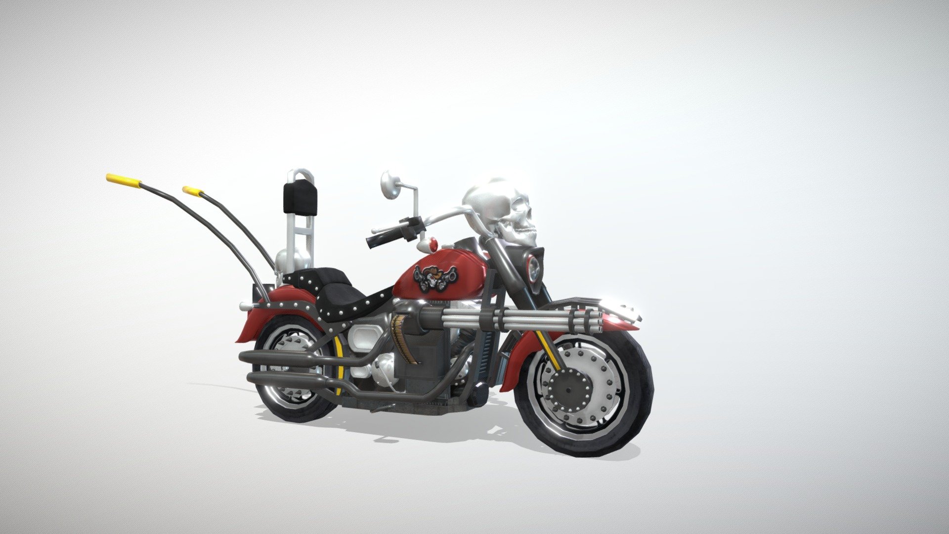 Warrior Bike Off Road Harley - 3D model by Charles Smith (Blitz Mobile ...