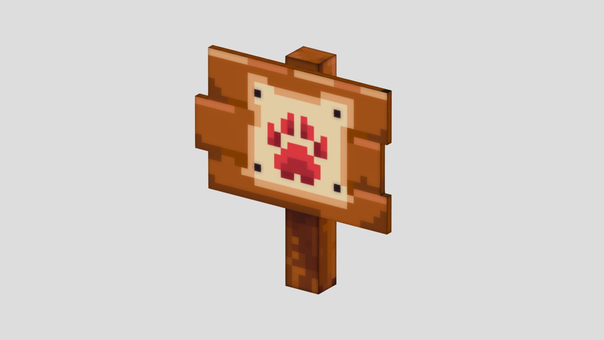 RPG Sign Pixel modeling prctice - Download Free 3D model by tommdraws ...