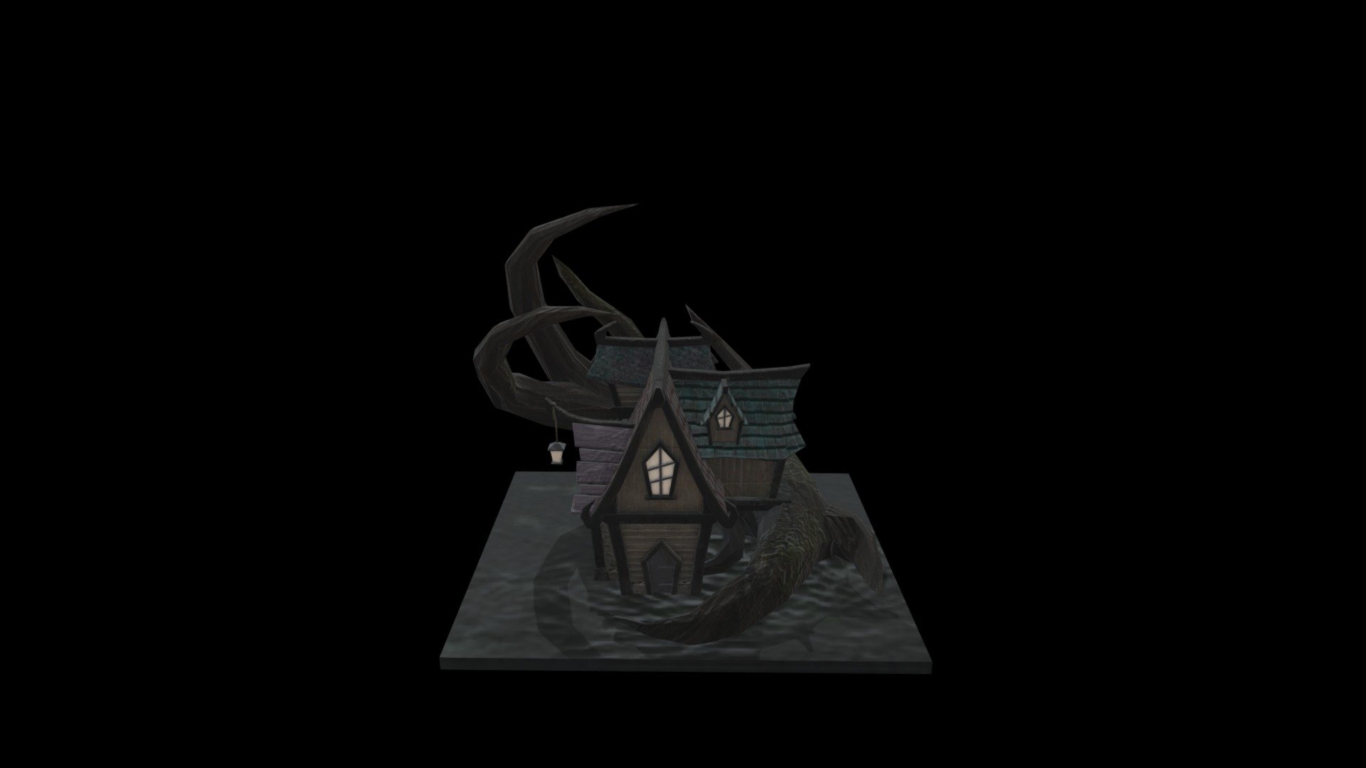 Haunted Treehouse - 3D model by vero77 [5cf40ca] - Sketchfab