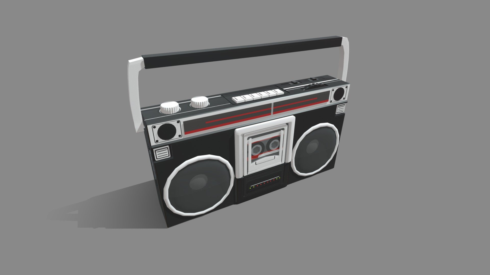 Boombox - 3D model by vapour00 [5cf982d] - Sketchfab