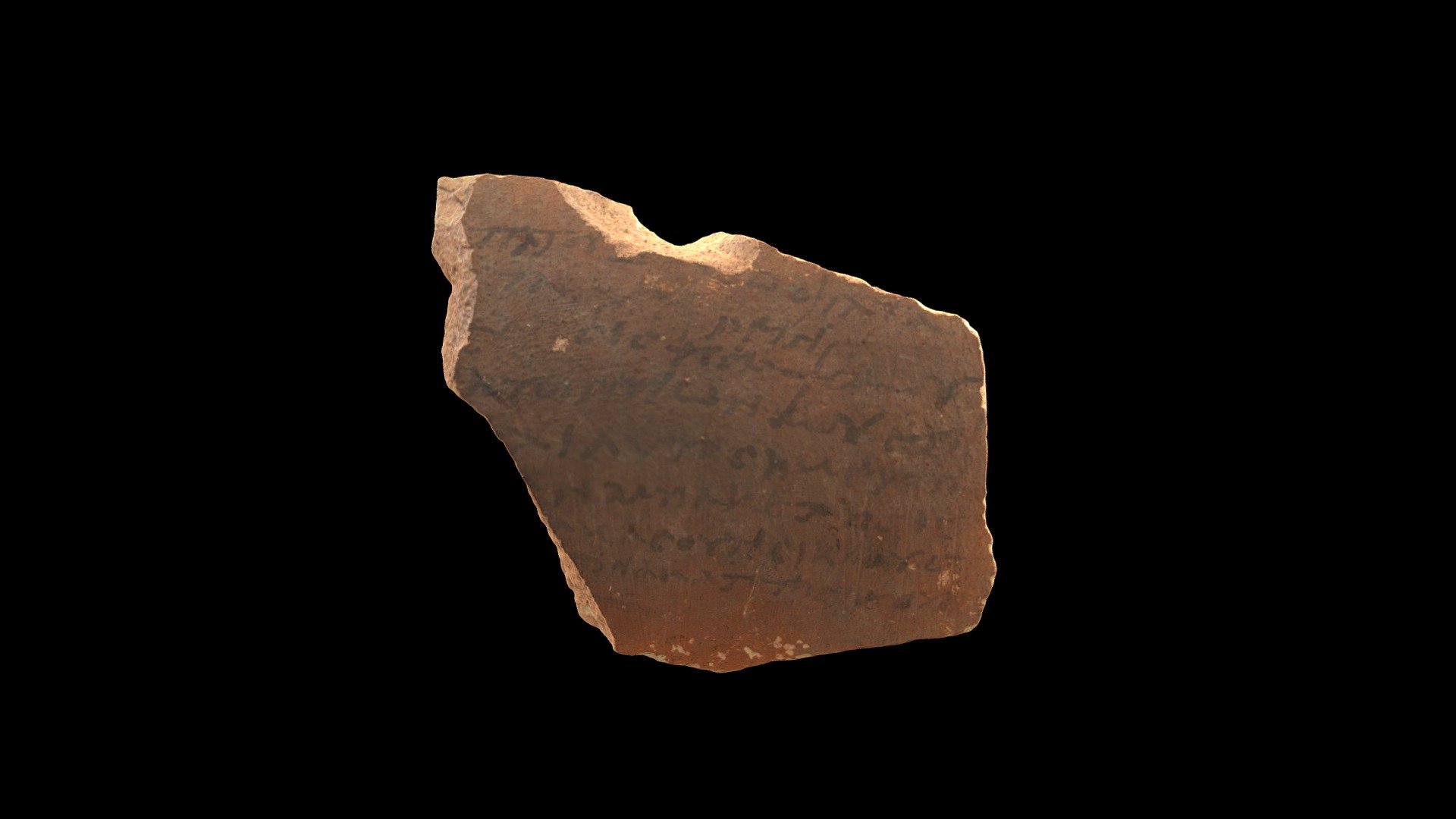 Houghton MS Ostraca 3168 - Download Free 3D model by Harvard Museum of ...