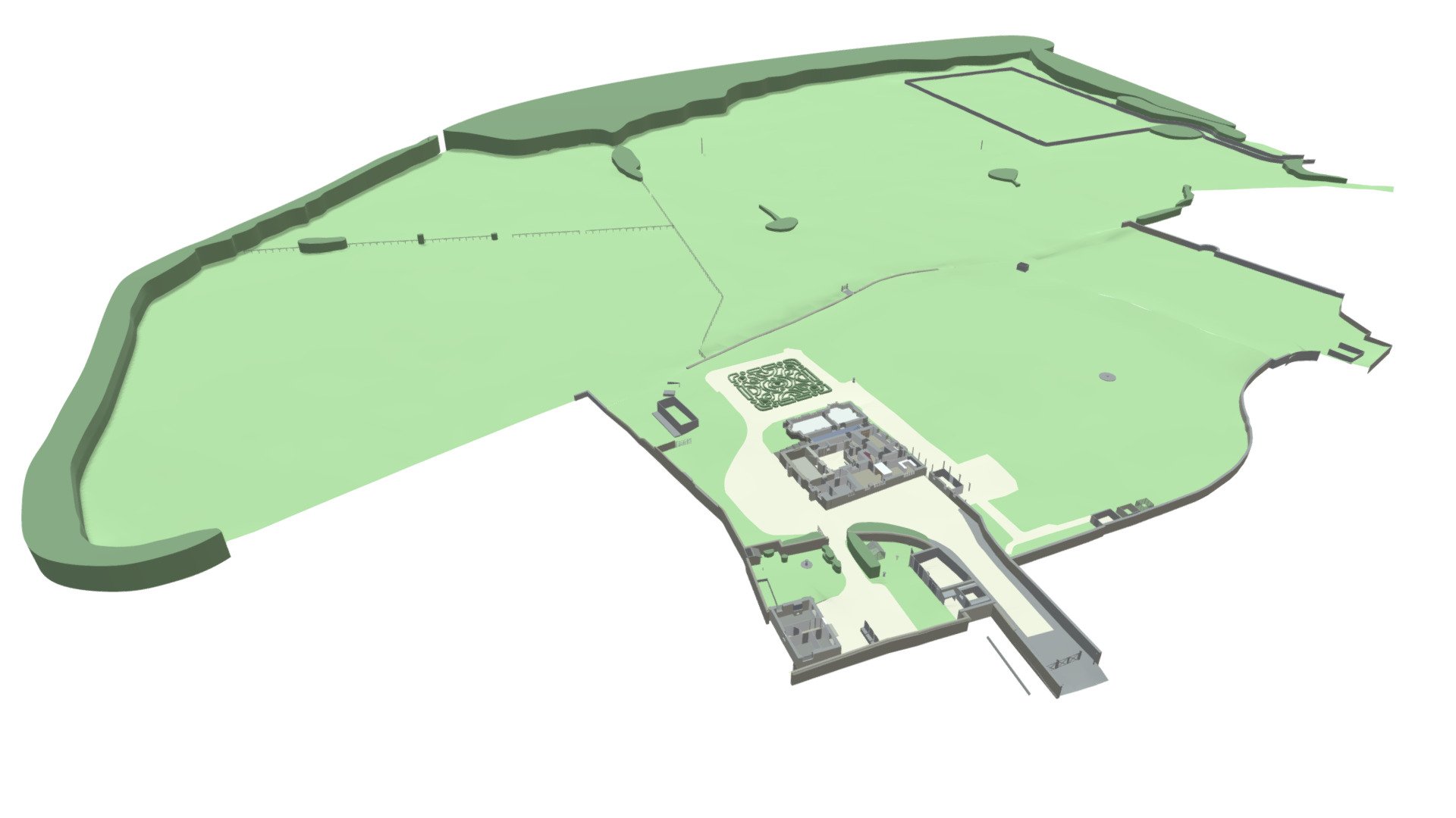 Combe House - 3D Building Model (H,C) - 3D model by Holding Page ...
