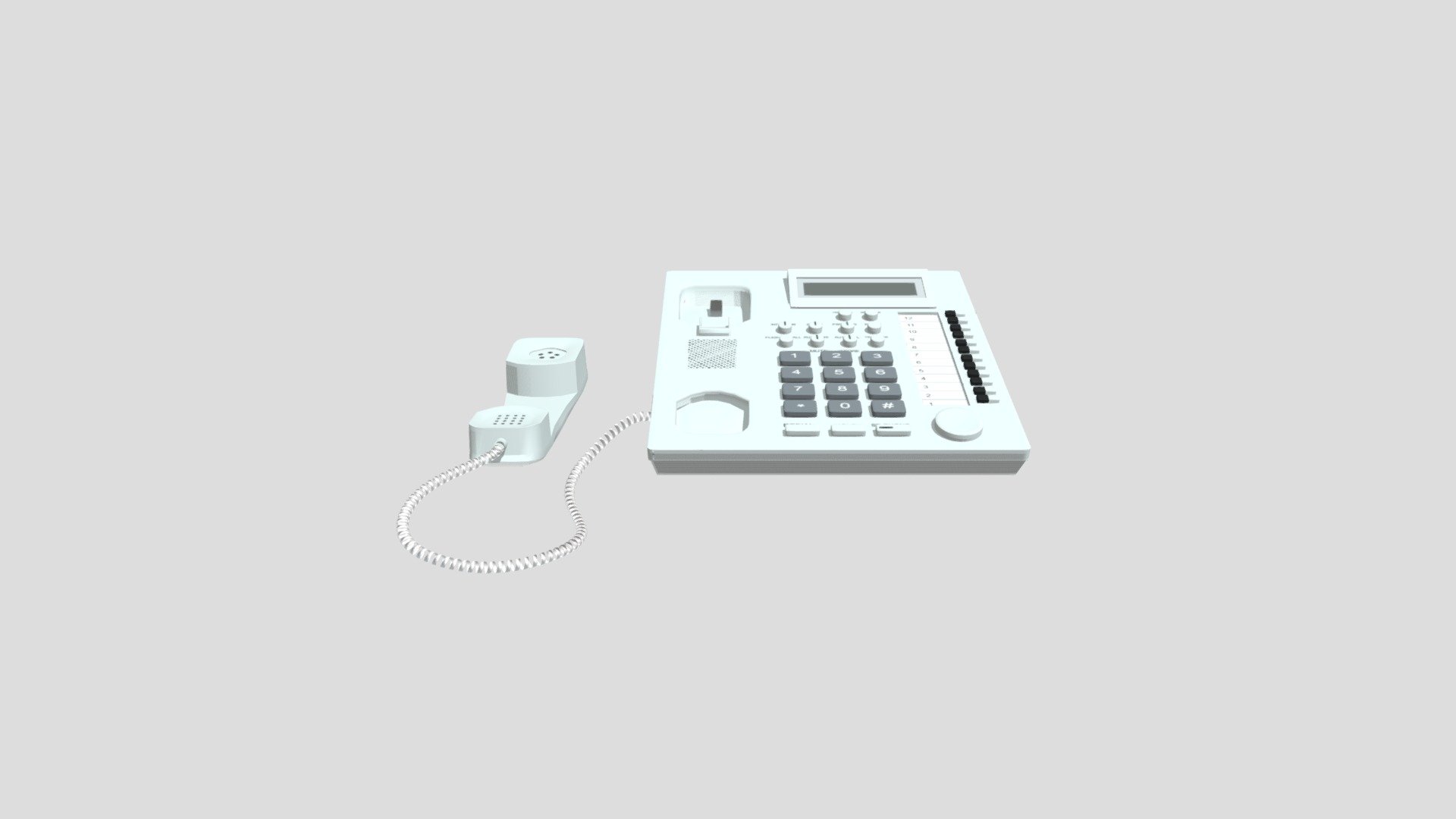 Office Phone - 3D model by paseksuwidia [5d00c03] - Sketchfab