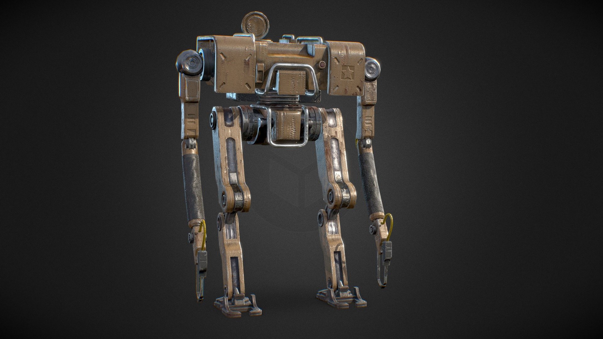 Derelict Sentinel Android - 3D model by GameDev Nick (@GameDevNick ...