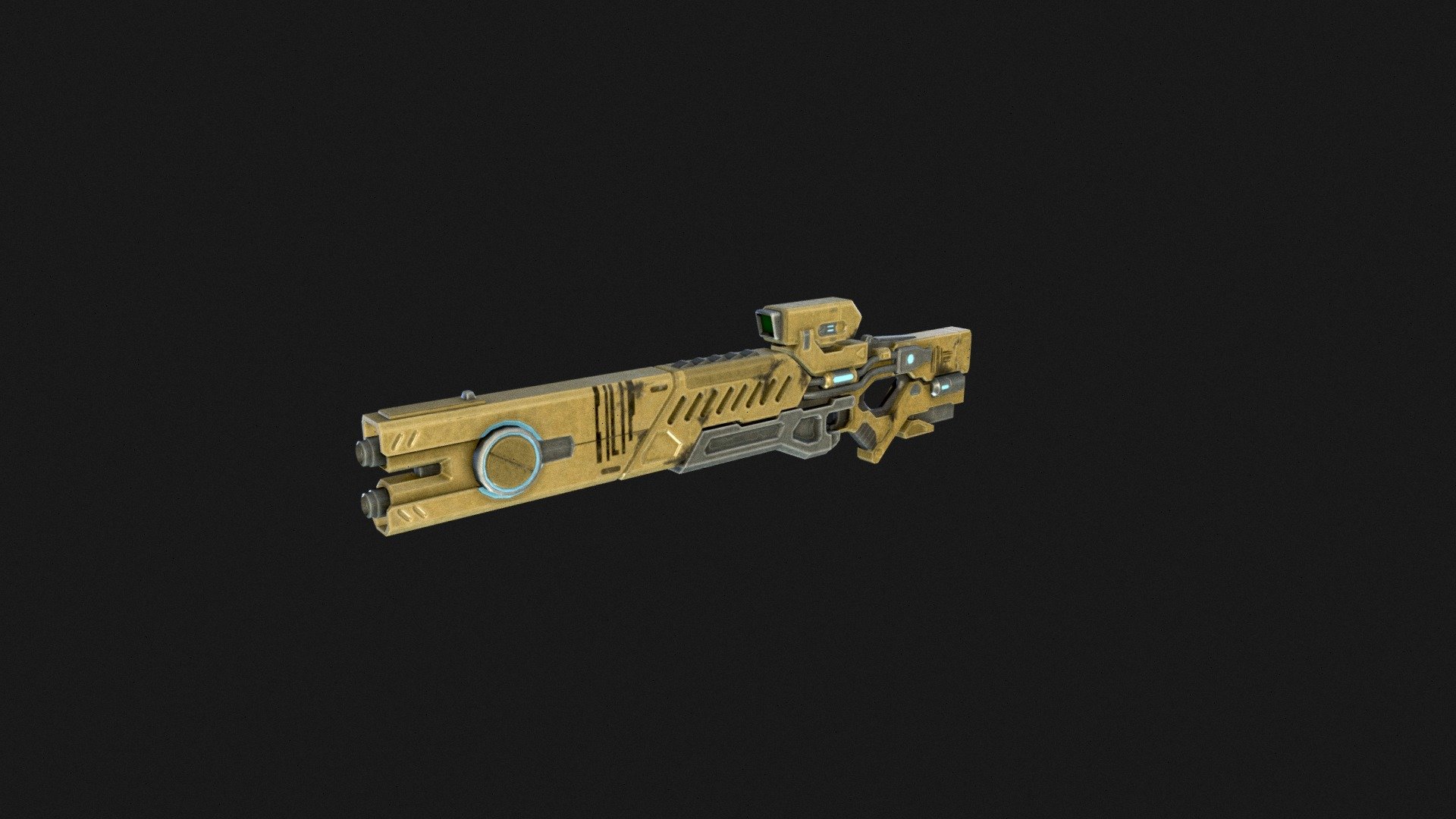 Tau Empire Pulse Rifle - 3D model by NJCreates3D (@NateJ) [5d017af ...