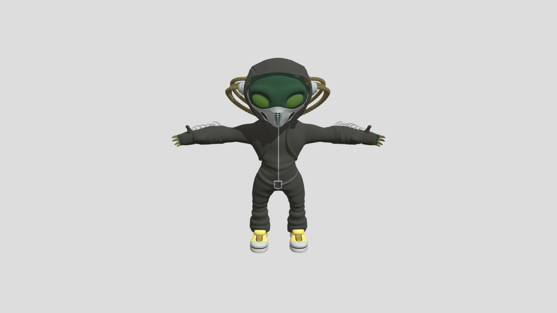 Alien - 3D model by ganaman.b [5d0181e] - Sketchfab