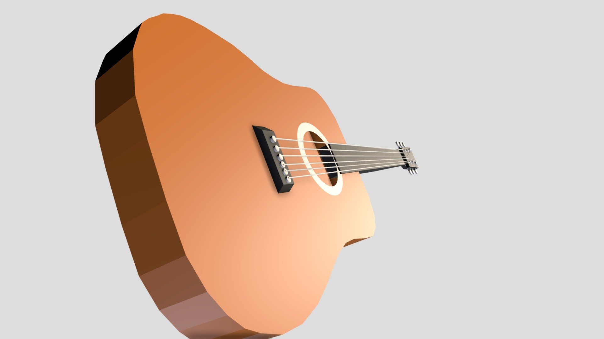 Guitar LOW-POLY - Download Free 3D model by kil.studio [5d02b77 ...