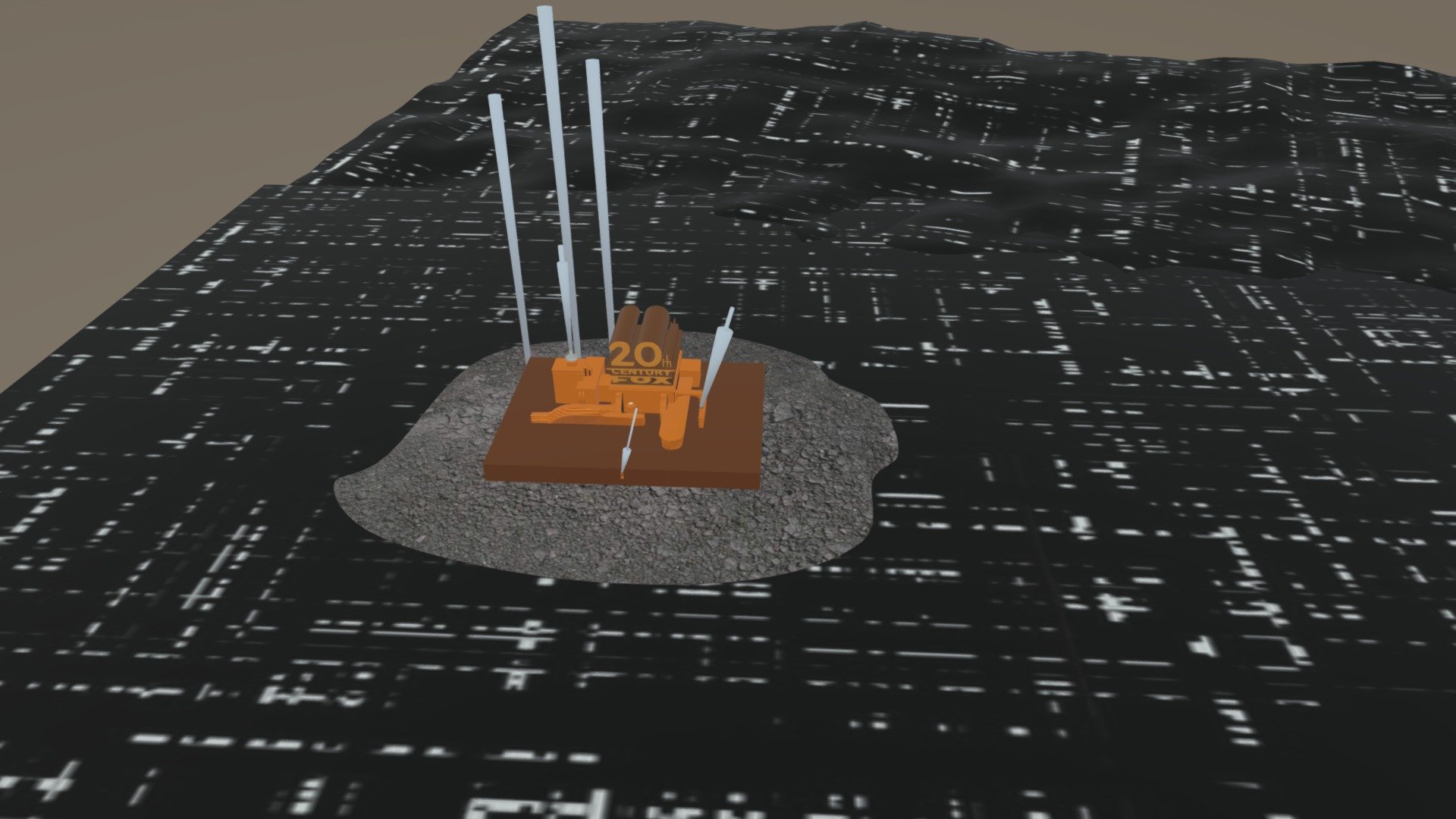 20th Century Fox 3DS Max (2003) Remake - 3D model by Minions (@eula ...