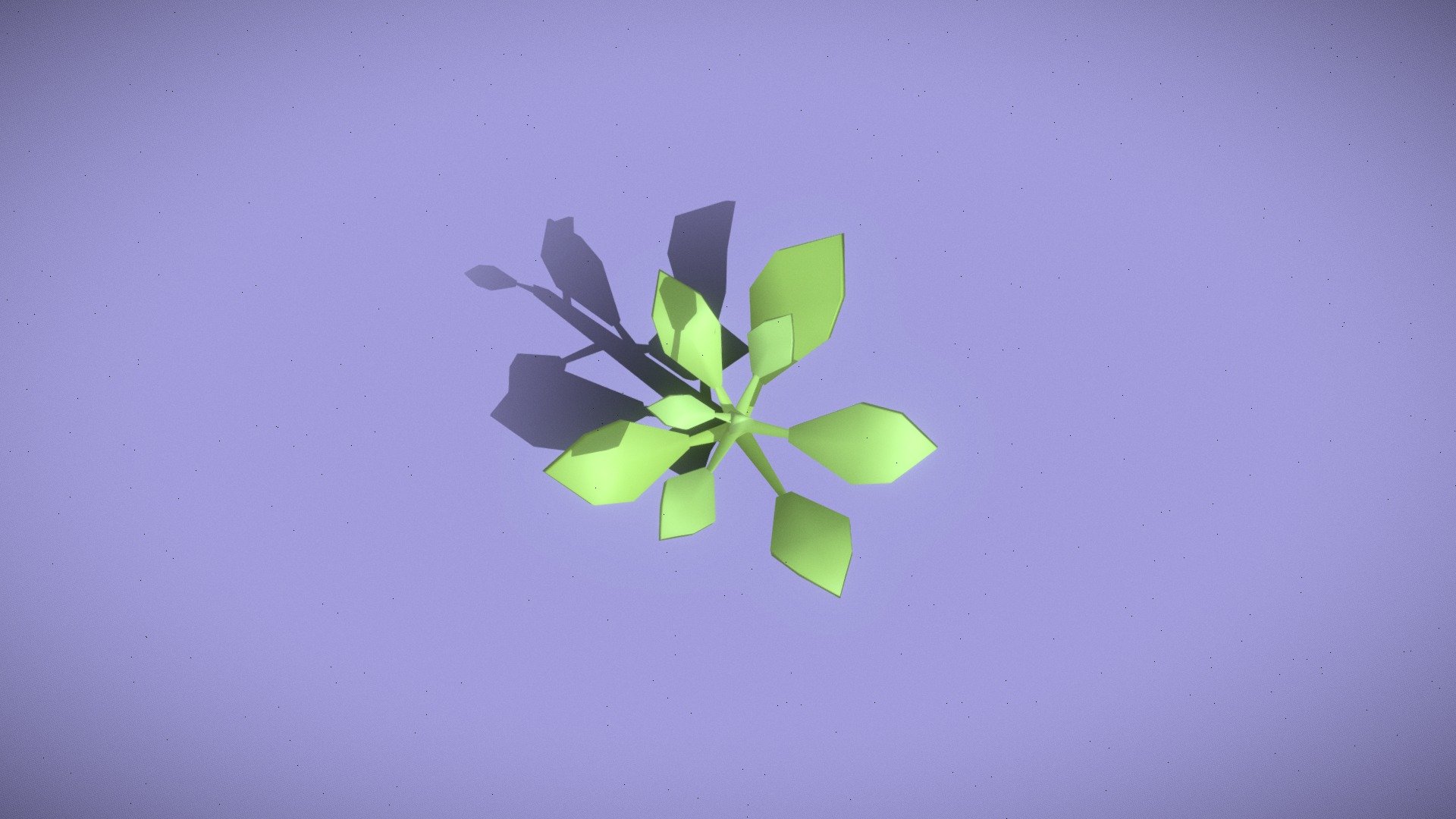 Leafy low poly plant - Download Free 3D model by DreamsOfDecay ...