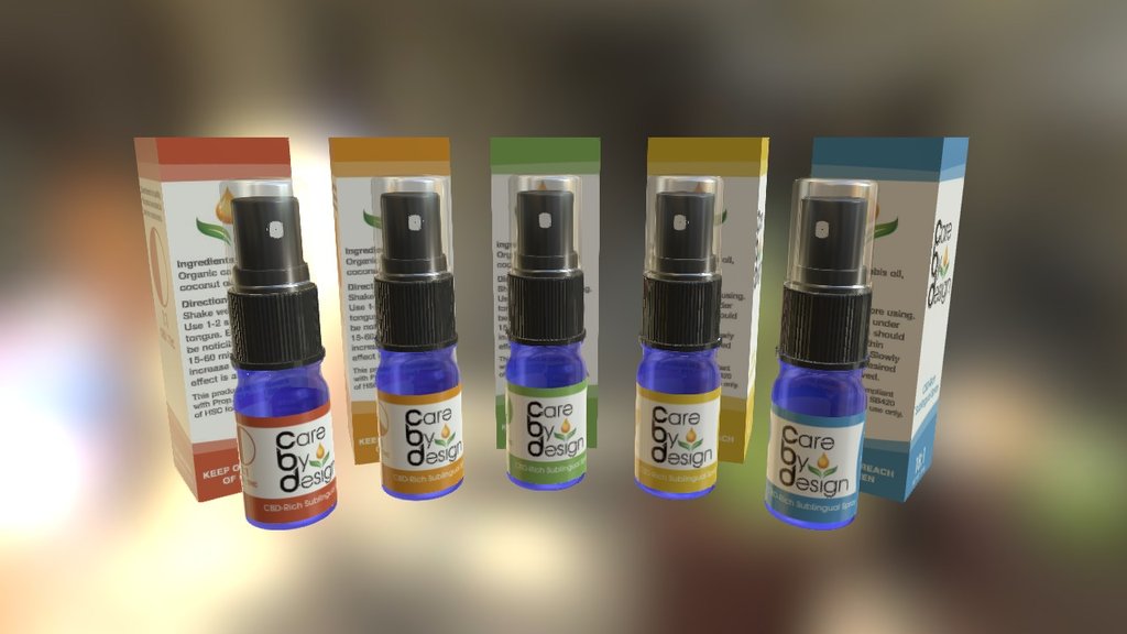 CBDBOXANDBOTTLE - 3D model by designtobrand [5d05491] - Sketchfab