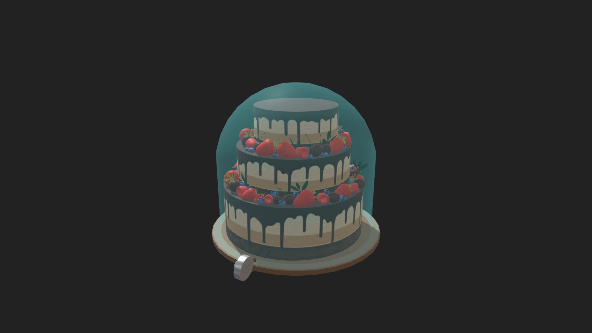 cake case - 3D model by welovekah [5d06ec6] - Sketchfab