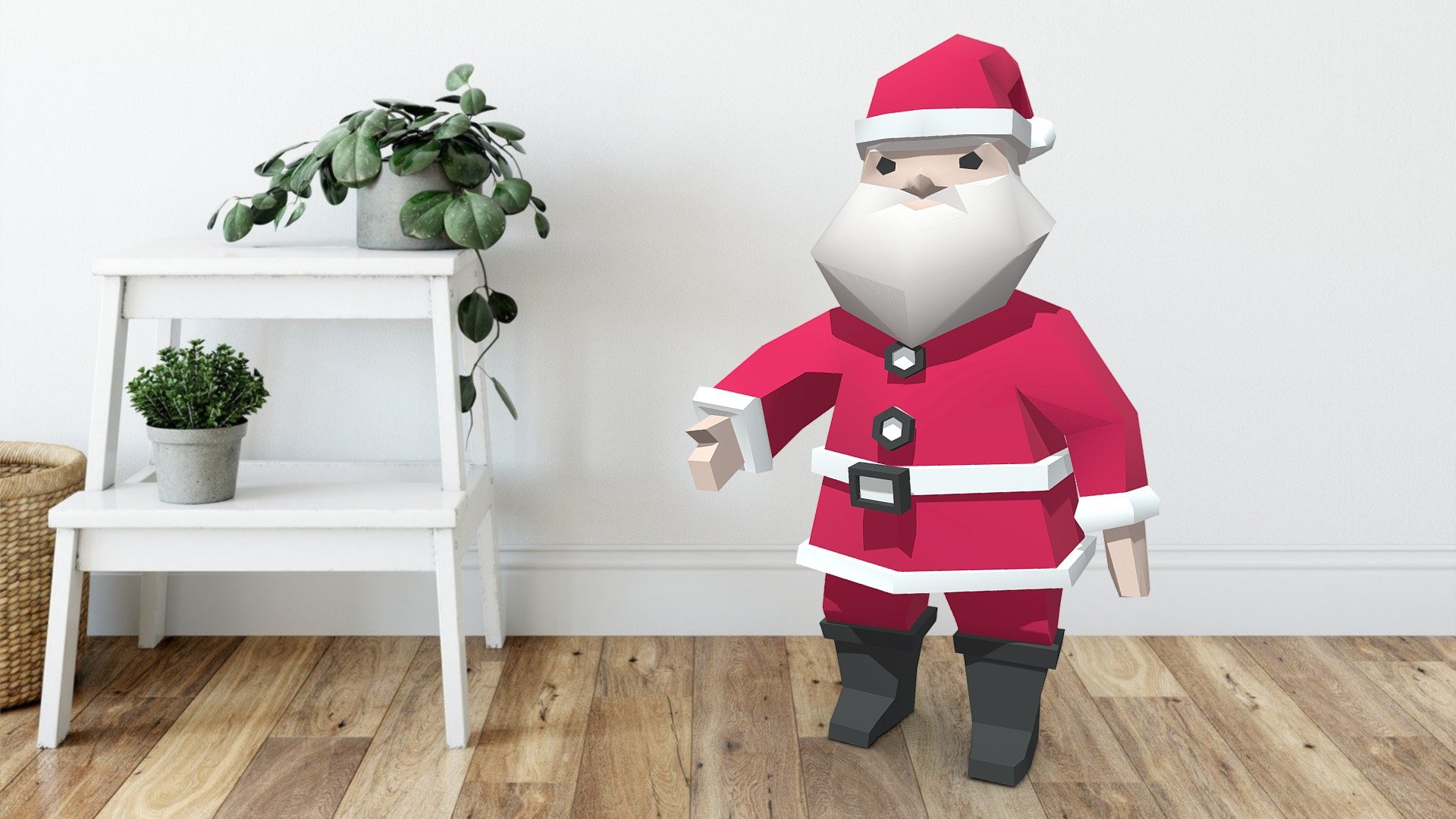 Santa full size - 3D model by Sofsdesigns [5d07617] - Sketchfab