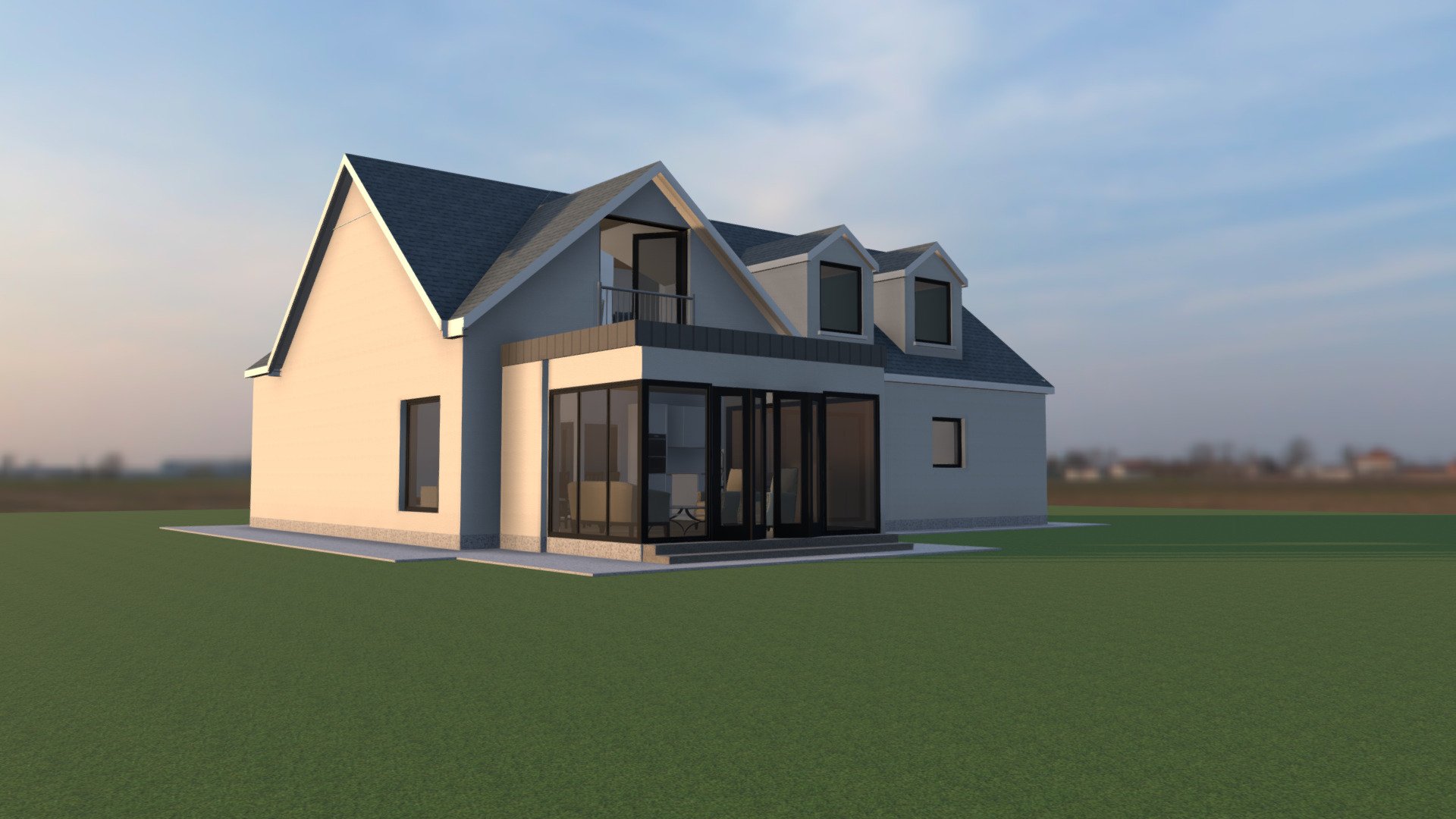 Farren House - Full Model - 3D model by Virtual Teic (@dyb) [5d07e88 ...