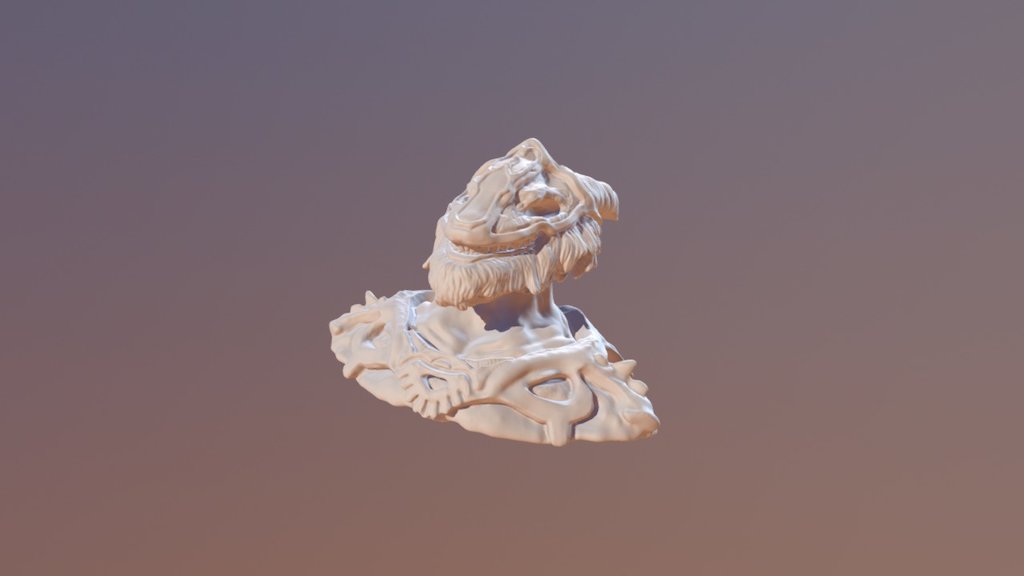 Smiling creature - 3D model by terounet [5d0bf2a] - Sketchfab