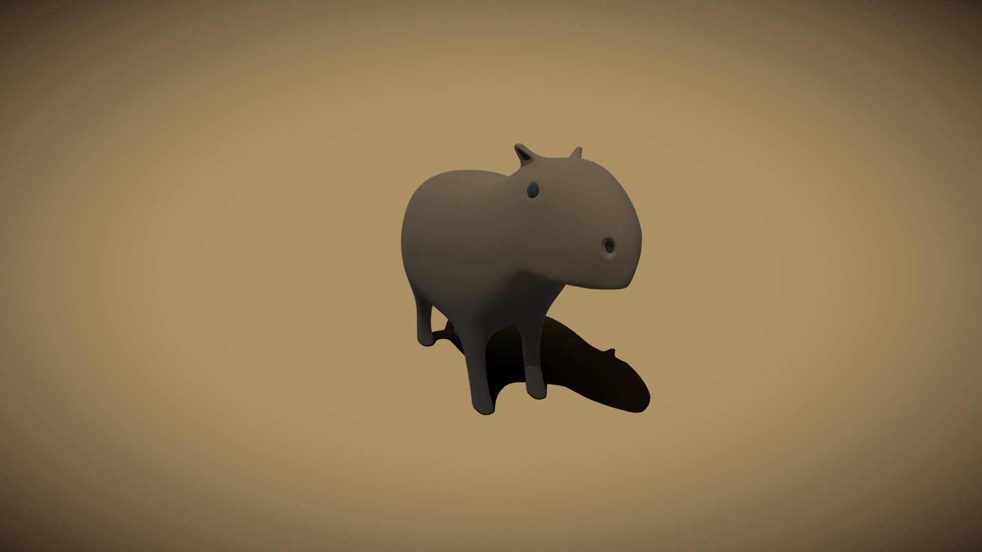 Capybara - Download Free 3D model by Rigby (@rigbyslettuce) [5d0d075 ...