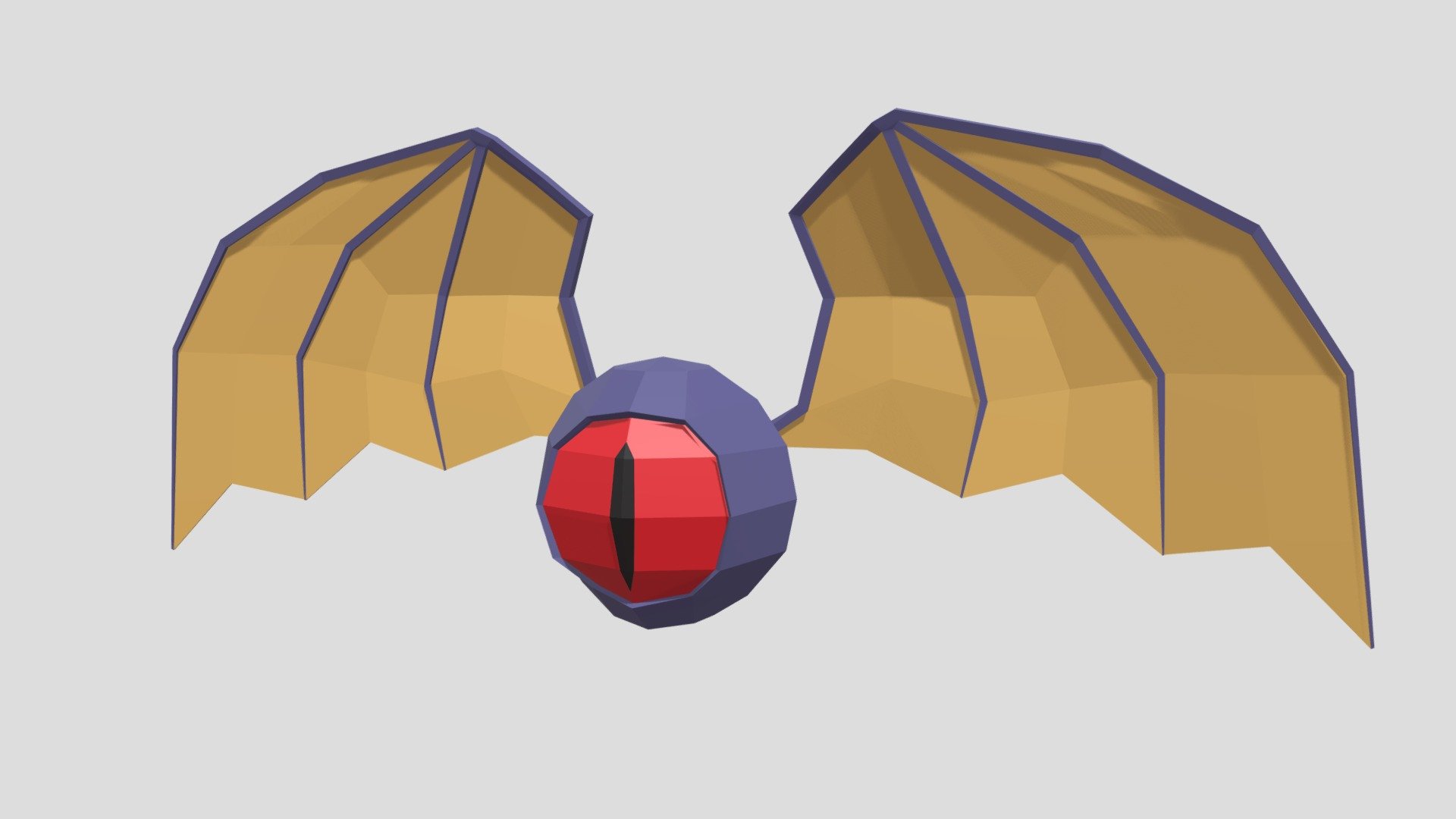 Eye Bat - 3D model by Davi Galisteo (@DaviFonsecadeGalisteo) [5d0d624 ...