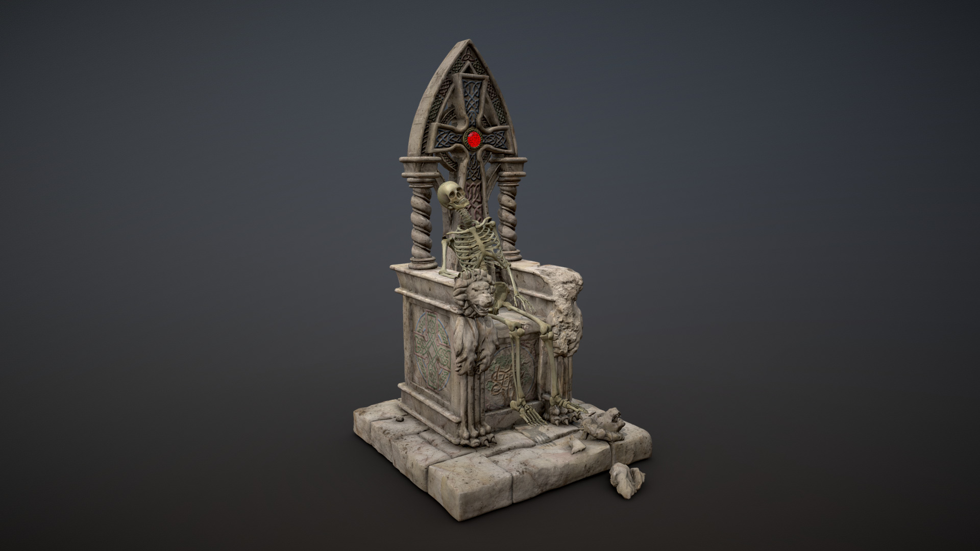 Throne of the Cursed - 3D model by eastepp [5d0d818] - Sketchfab