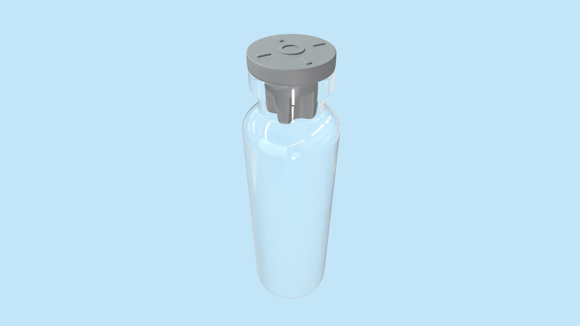 Ampoule bottle. Medical bottle. - 3D model by infokaro [5d0dd88 ...