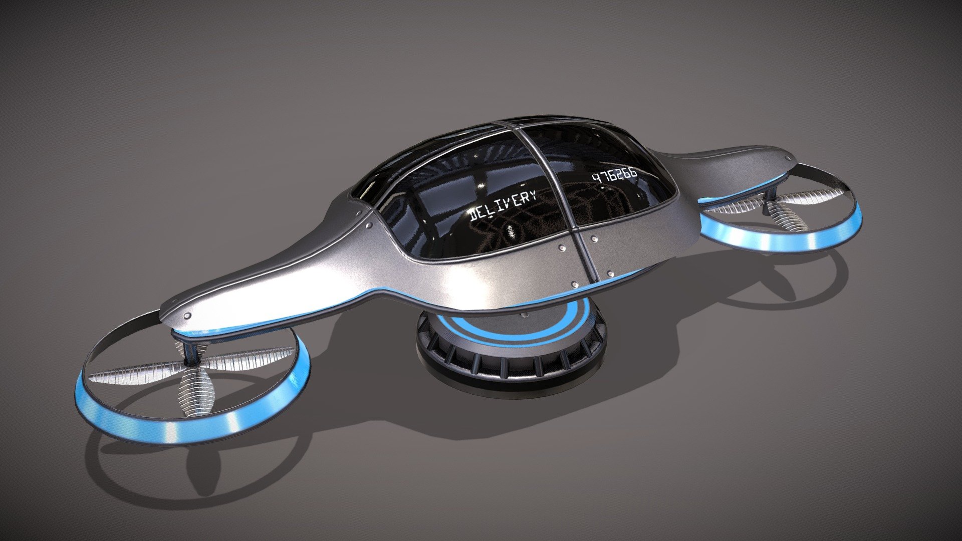 Sci-fi Drone Vehicle - Download Free 3D model by Stefan_dot_obj (@stefanprops) [5d10791] - Sketchfab