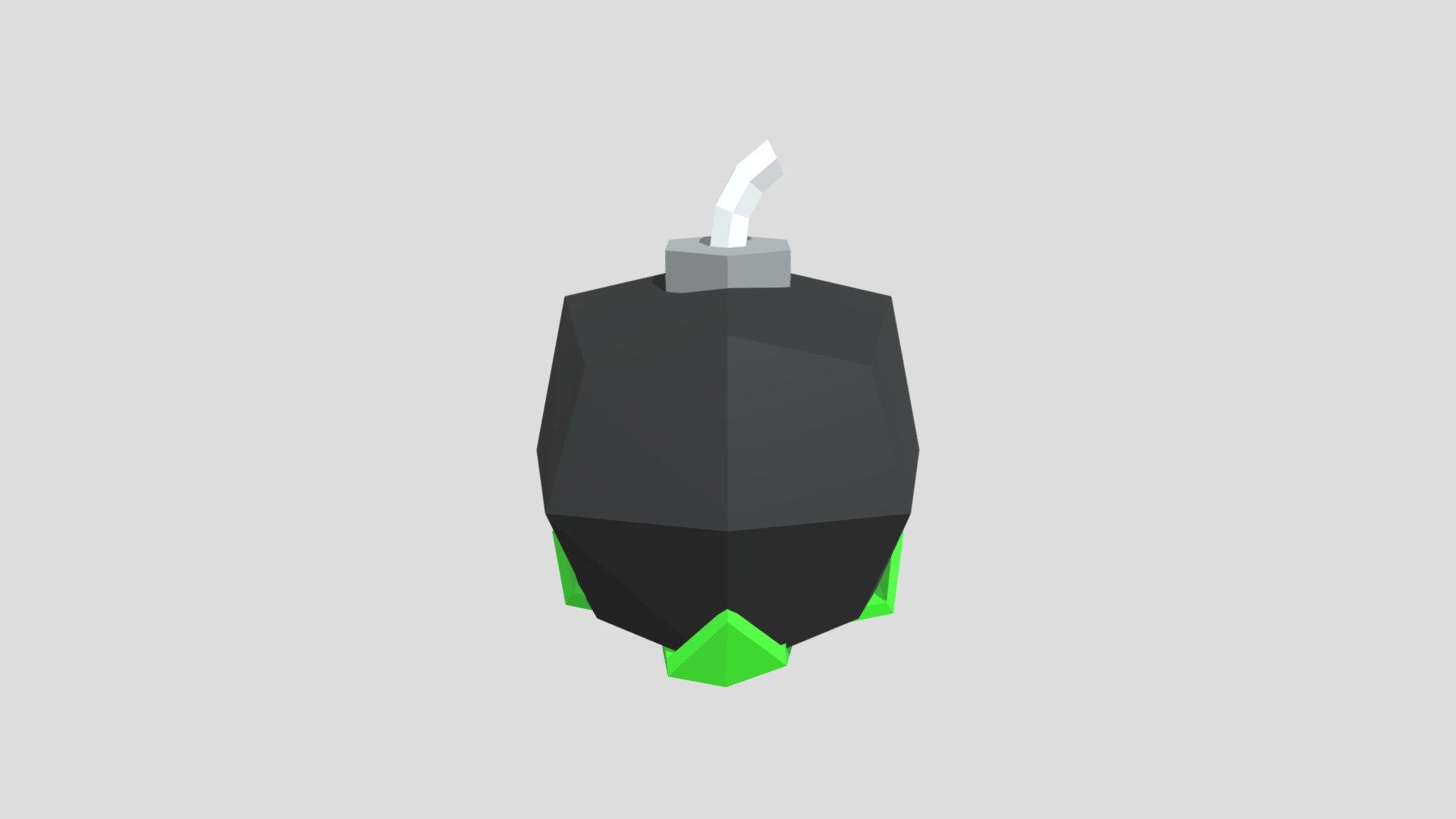 Low Poly Stylized Bomb - 3D model by Platform (@PlatformPlacer ...