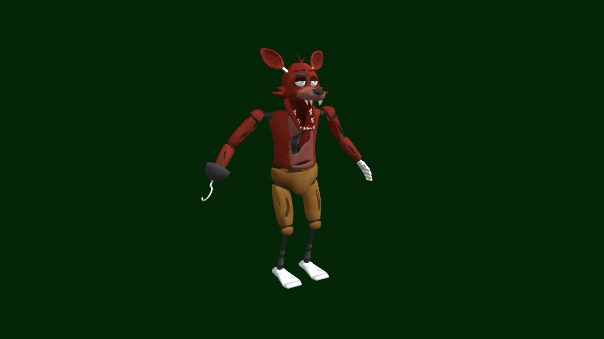 foxy - Download Free 3D model by legorel [5d10dff] - Sketchfab