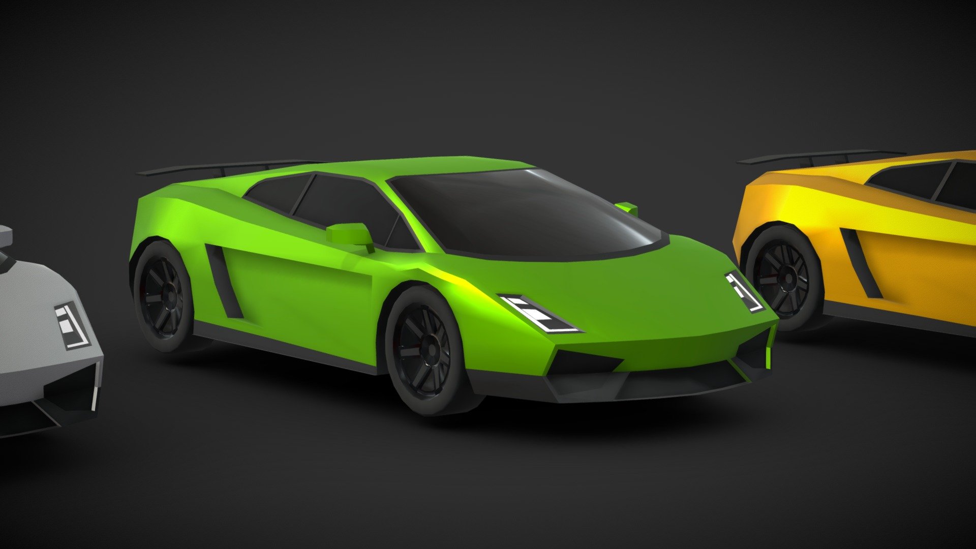 Sport Car Low Poly - Download Free 3D model by Han66st [5d1253a ...