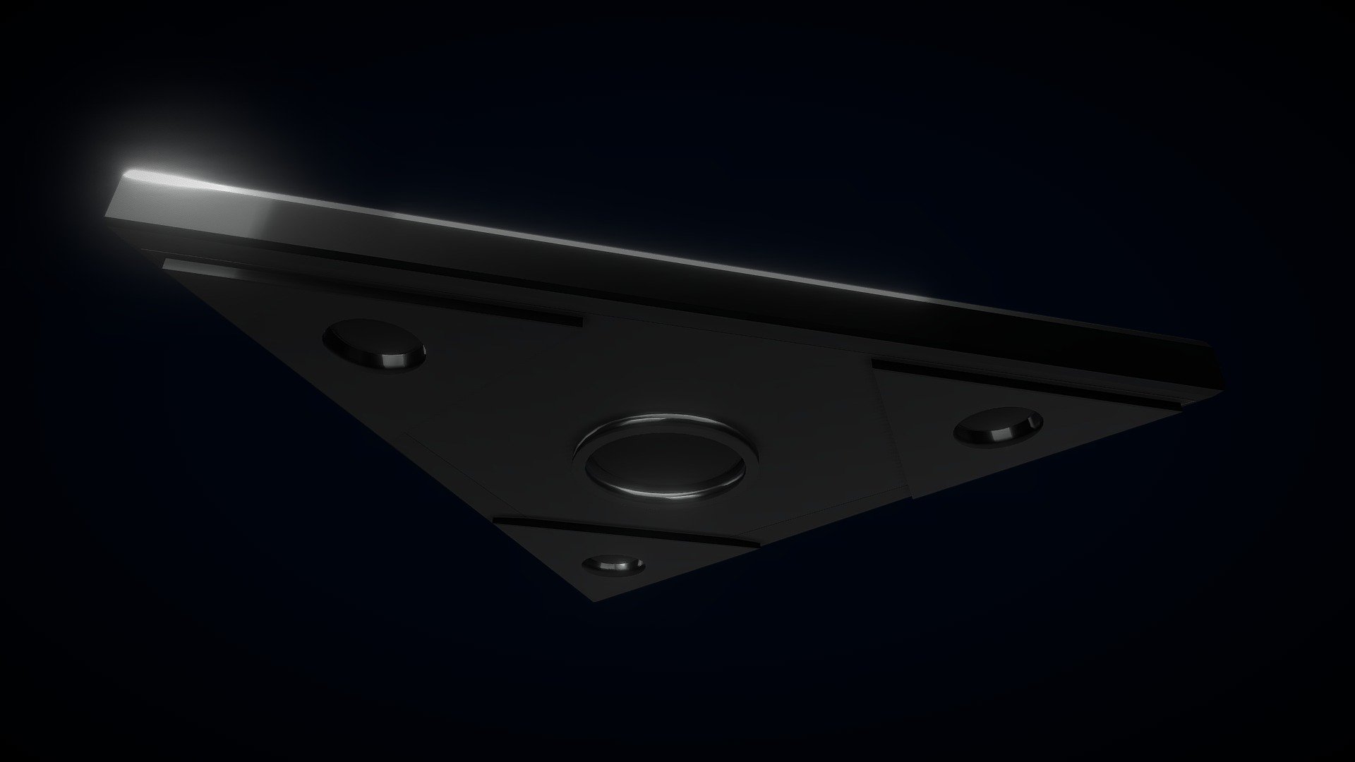 Triangular UFO - Buy Royalty Free 3D model by The Radican Group ...