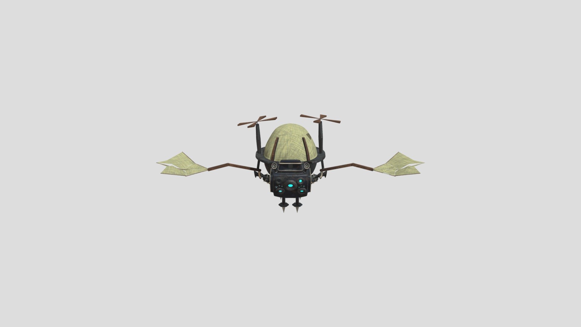 Rusty Mecha Beetle Carrier - 3D model by skuzah [5d17174] - Sketchfab