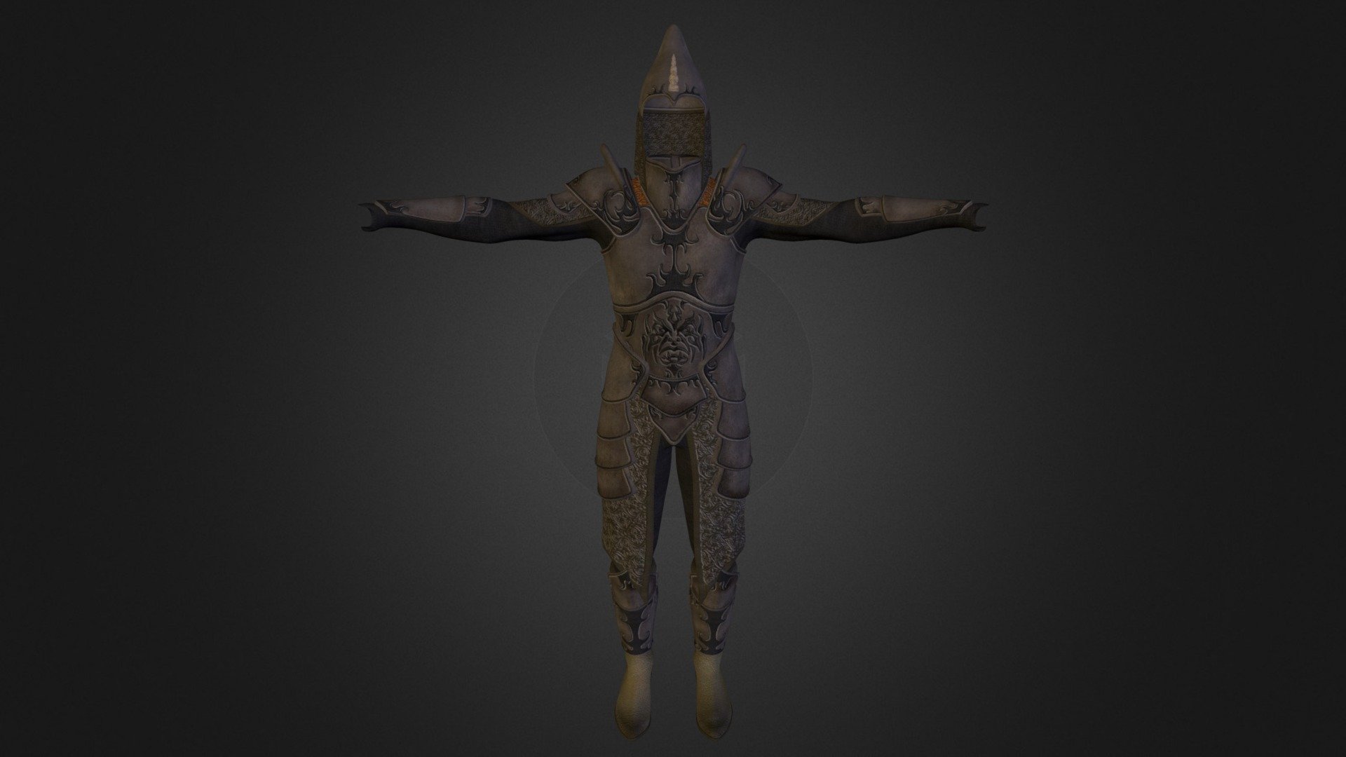 Paladin Plate Armor - 3D model by beholdmidia [5d182b3] - Sketchfab