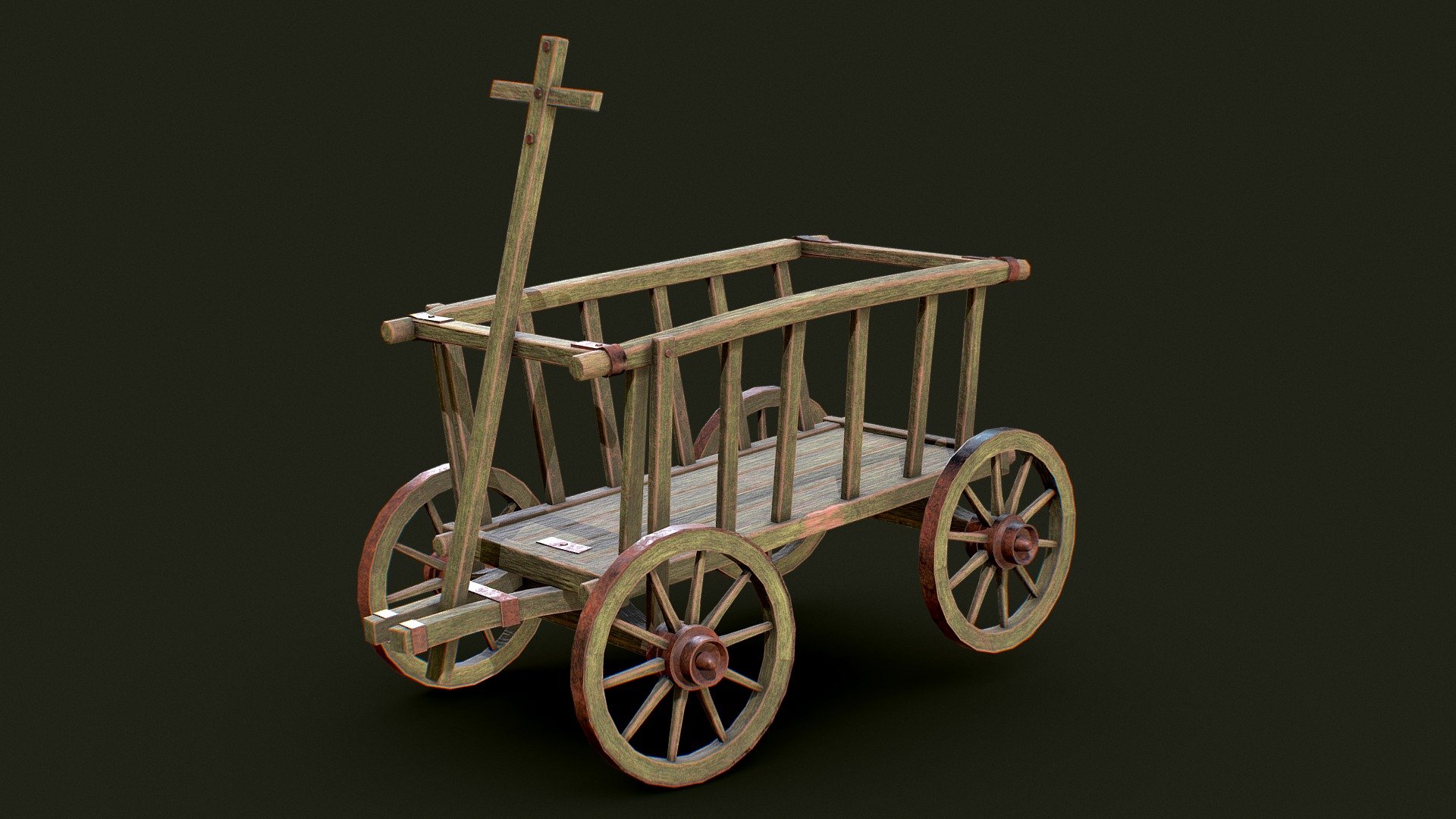 Goat Cart - Download Free 3D model by Onur (@onurpearl) [5d193a6 ...