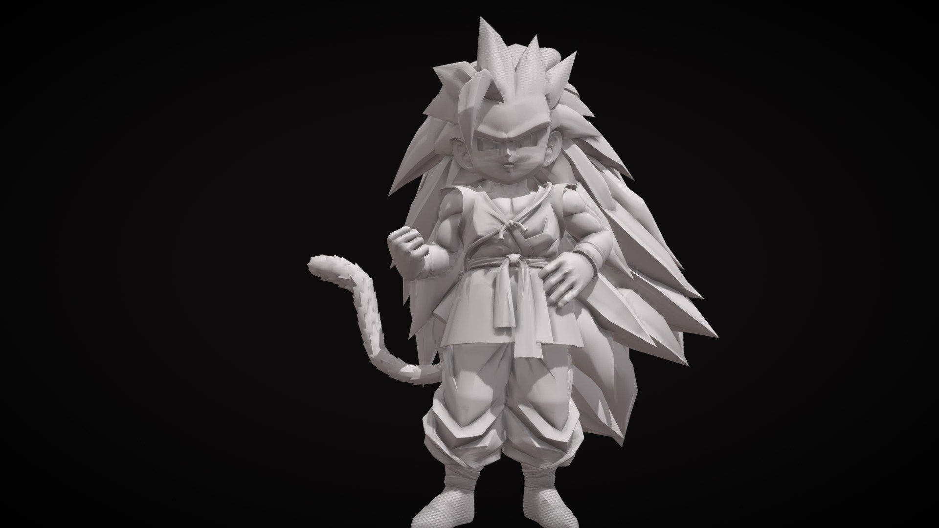 Goku Gt Ssj3 Stl 3d Model By Bossposes Bossposes3d [5d1c2c6