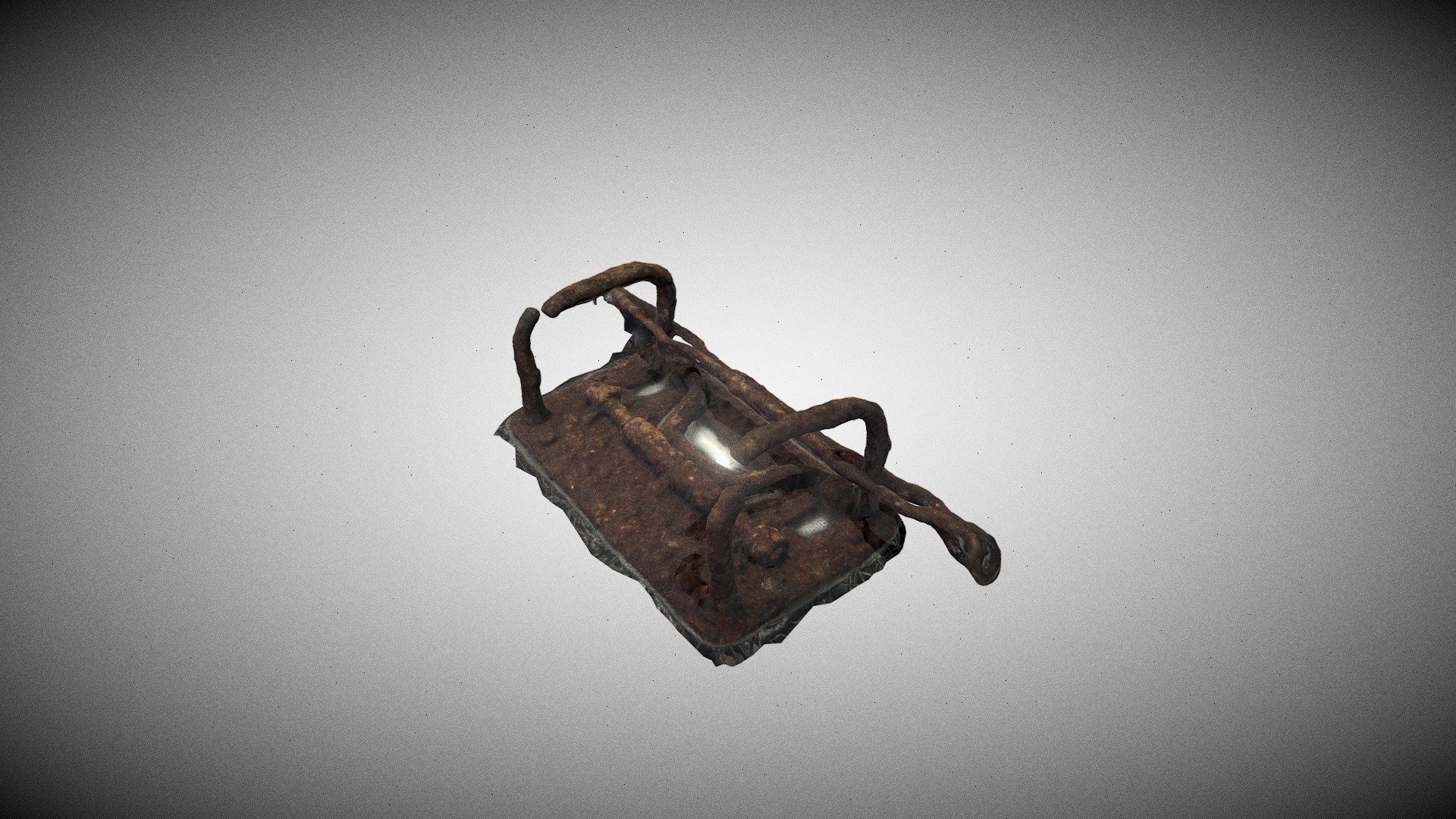 Binder clip from a burnt German WW2 folder - 3D model by Vaakunakylä ...