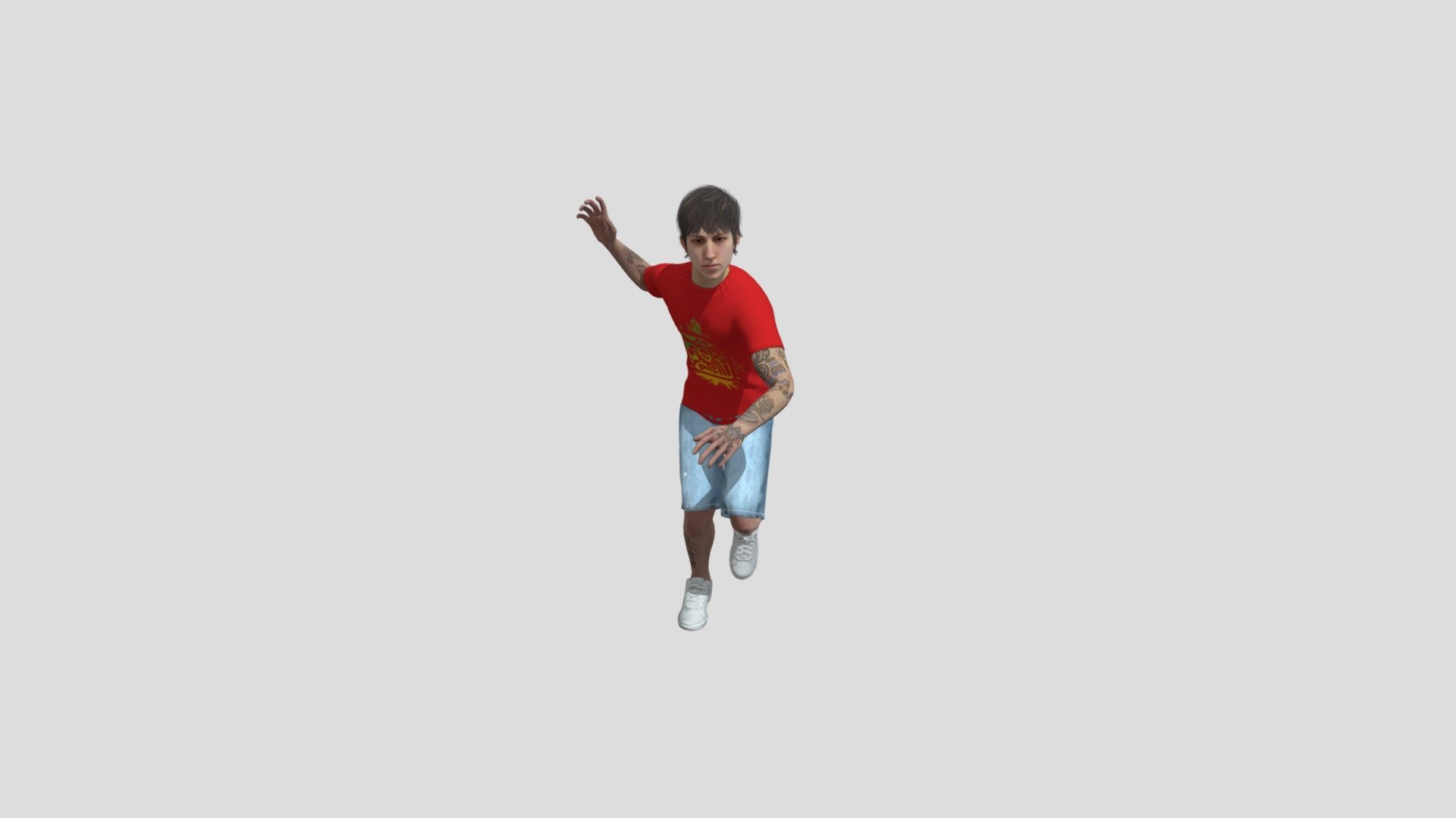 Standing Jump Running - Download Free 3D model by SELENA99. [5d1e896 ...