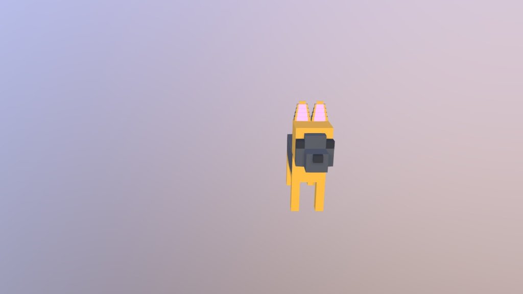 Voxel Dog - 3D model by VILExDARKNESS [5d1ed76] - Sketchfab