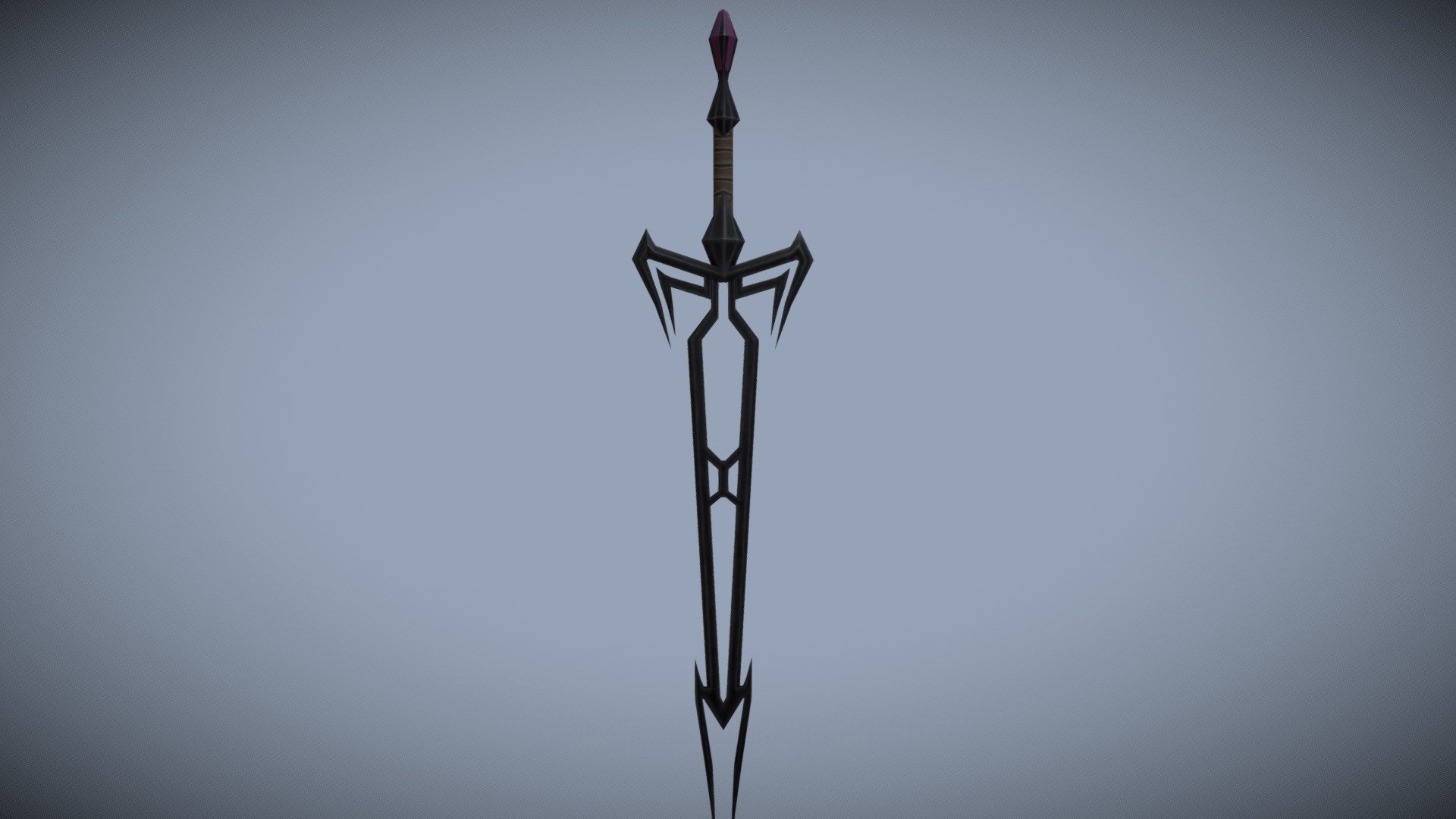 Black Sword - Buy Royalty Free 3D model by EZuber [5d225c7] - Sketchfab ...