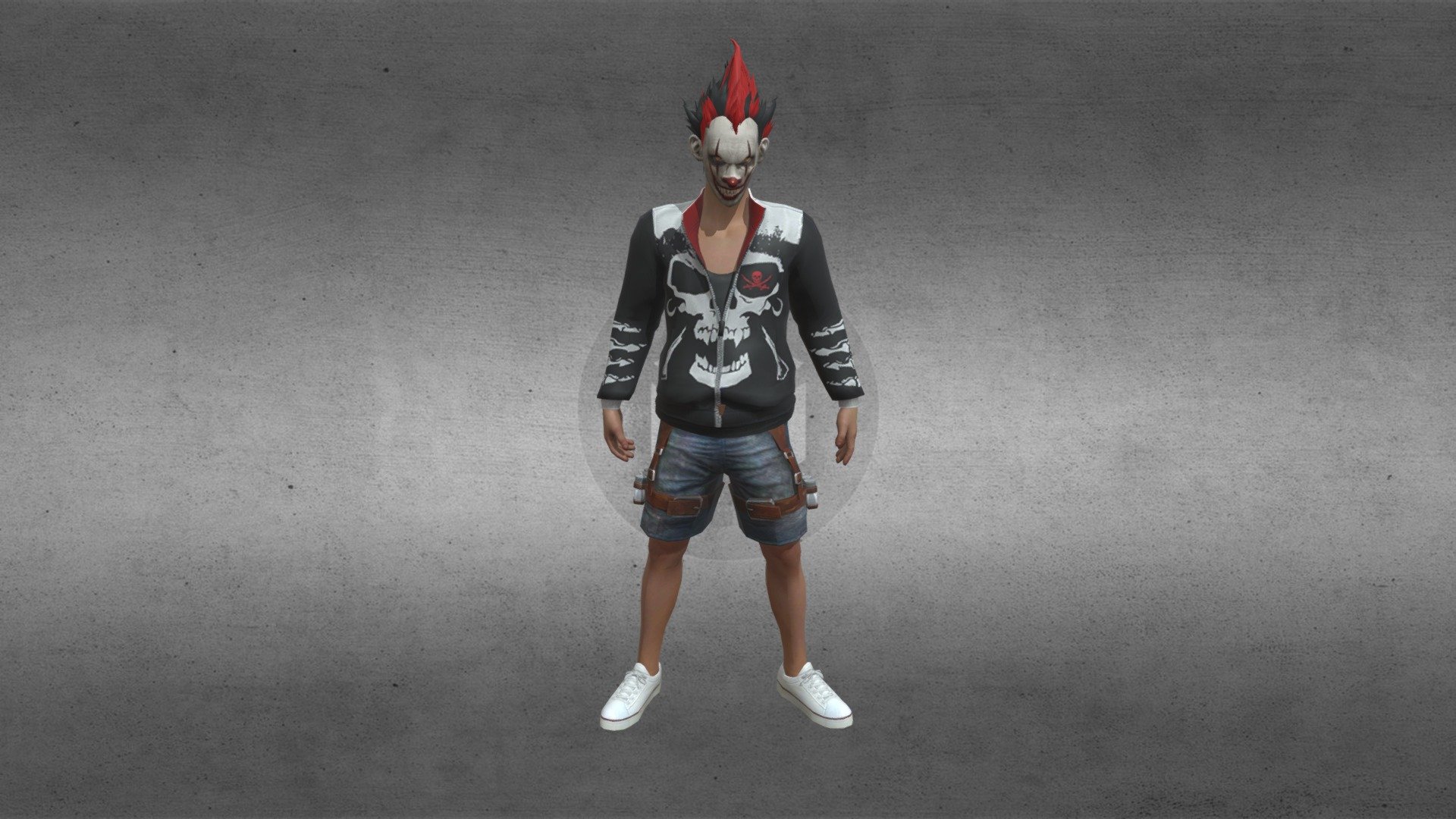 free fire classy freefire 3d model pace gaming - Download Free 3D model ...