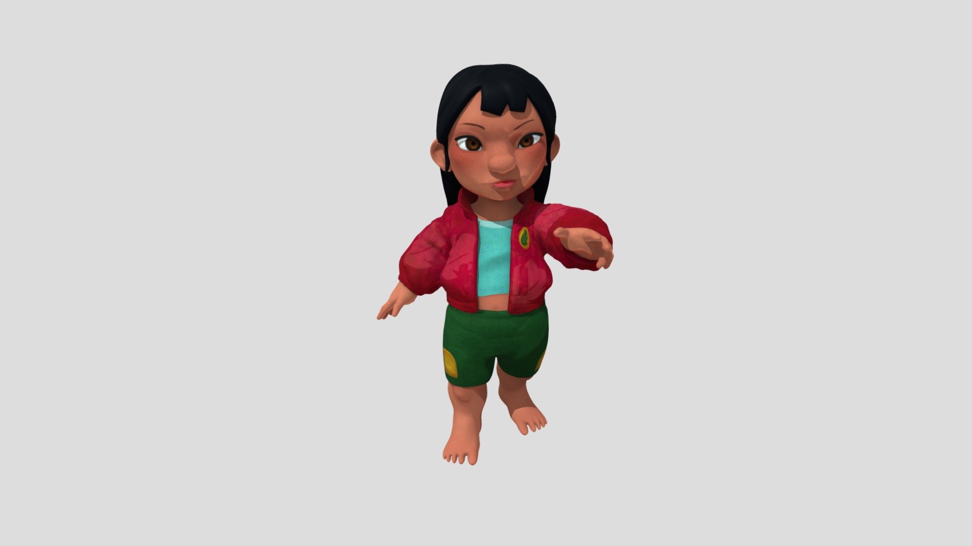 Gangsta Lilo - Download Free 3D model by schs05 [5d244a8] - Sketchfab