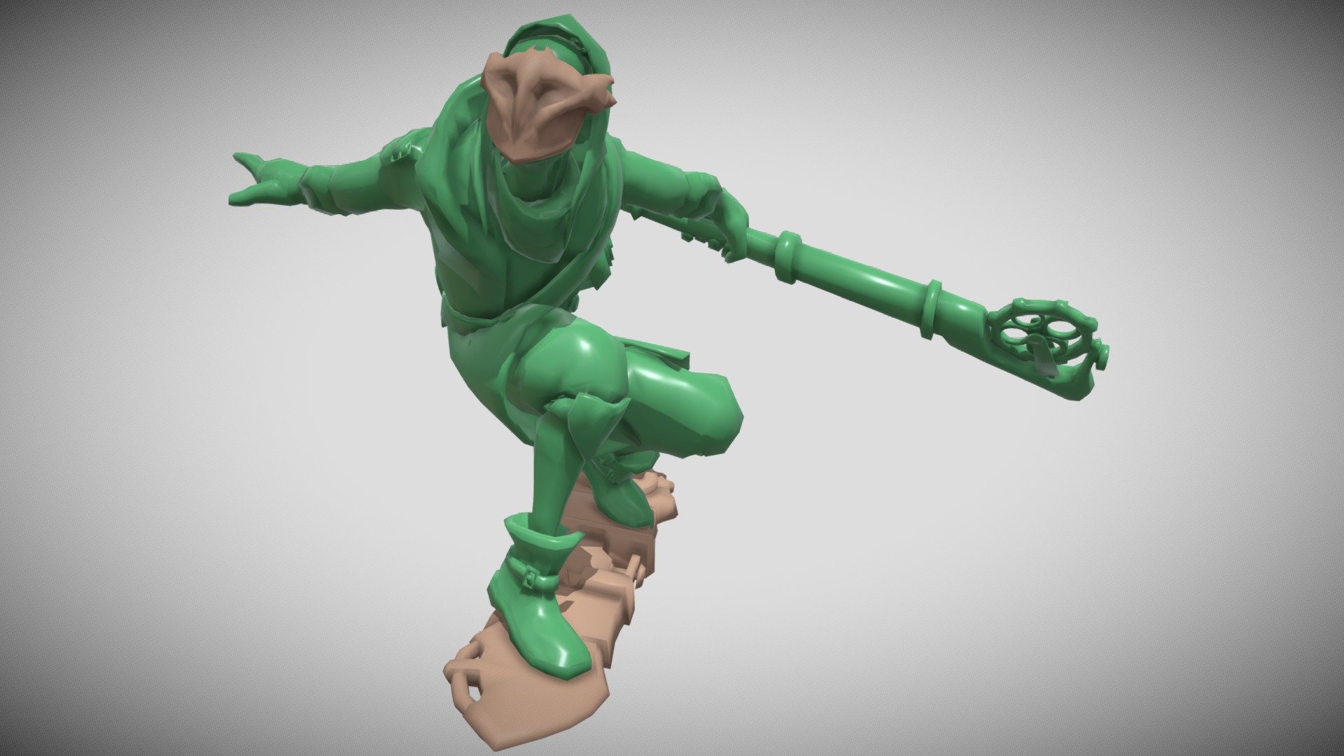 Model Ekko Arcane - 3D model by ChronoModels [5d252d0] - Sketchfab