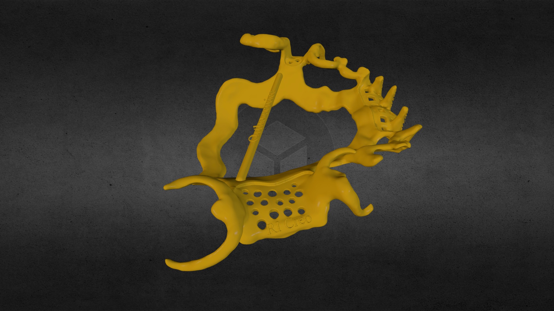 Partial denture framework for DSLM - 3D model by CaptainMESH [5d2559e ...