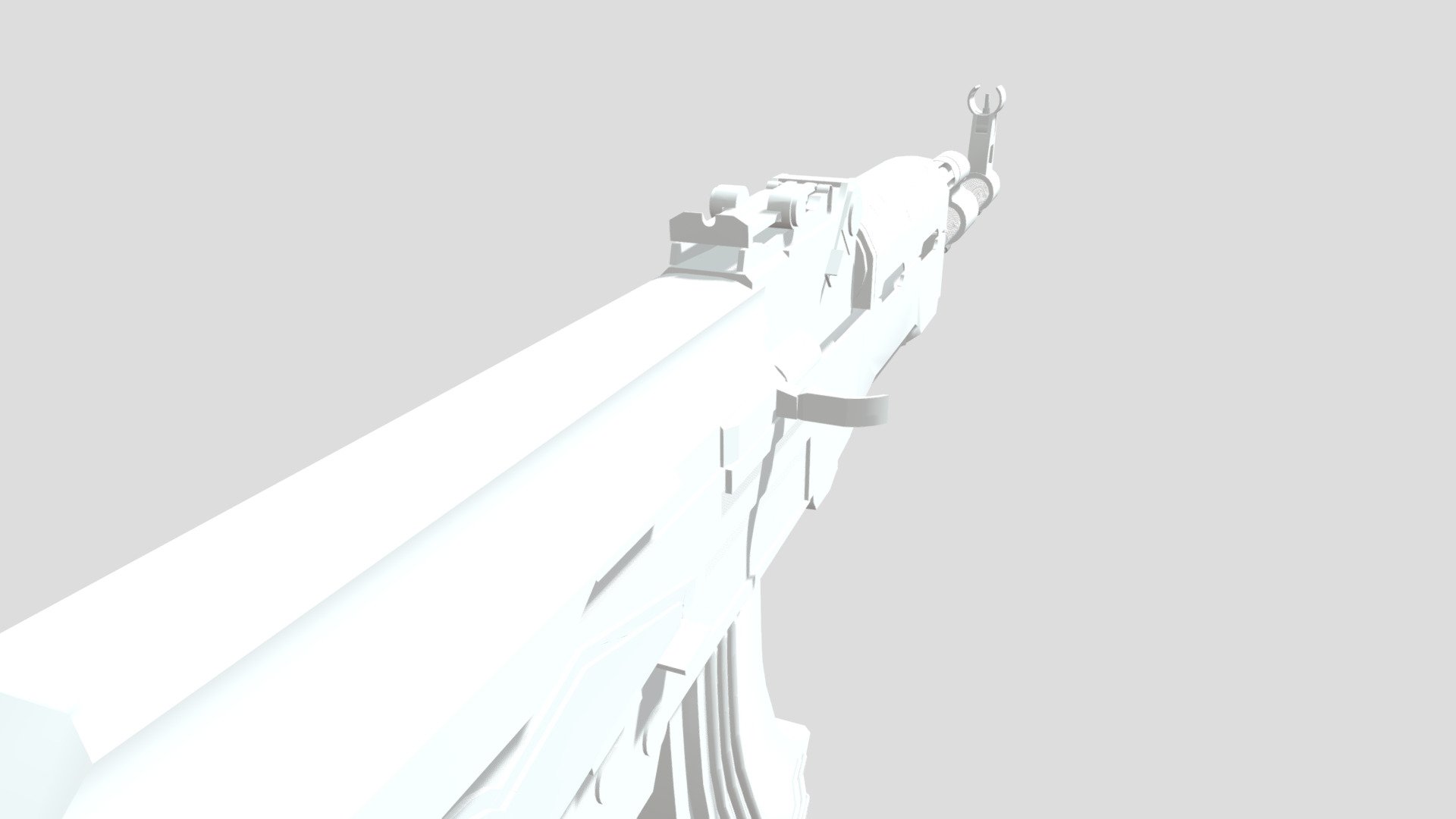 AKM (Low poly, no textures) - 3D model by ReoPtitCerveau [5d256be ...