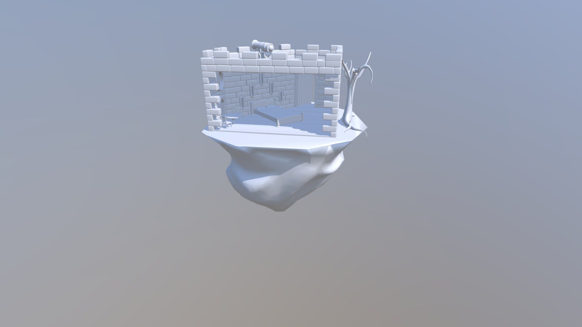 Castle_Room003 - 3D model by benbriggs98 [5d2611b] - Sketchfab