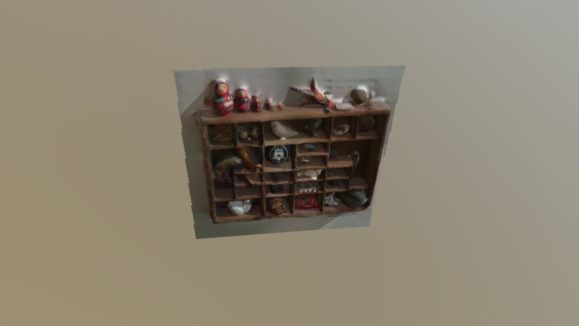 Nick-Nack Shelf - 3D model by therightclique [5d2d846] - Sketchfab