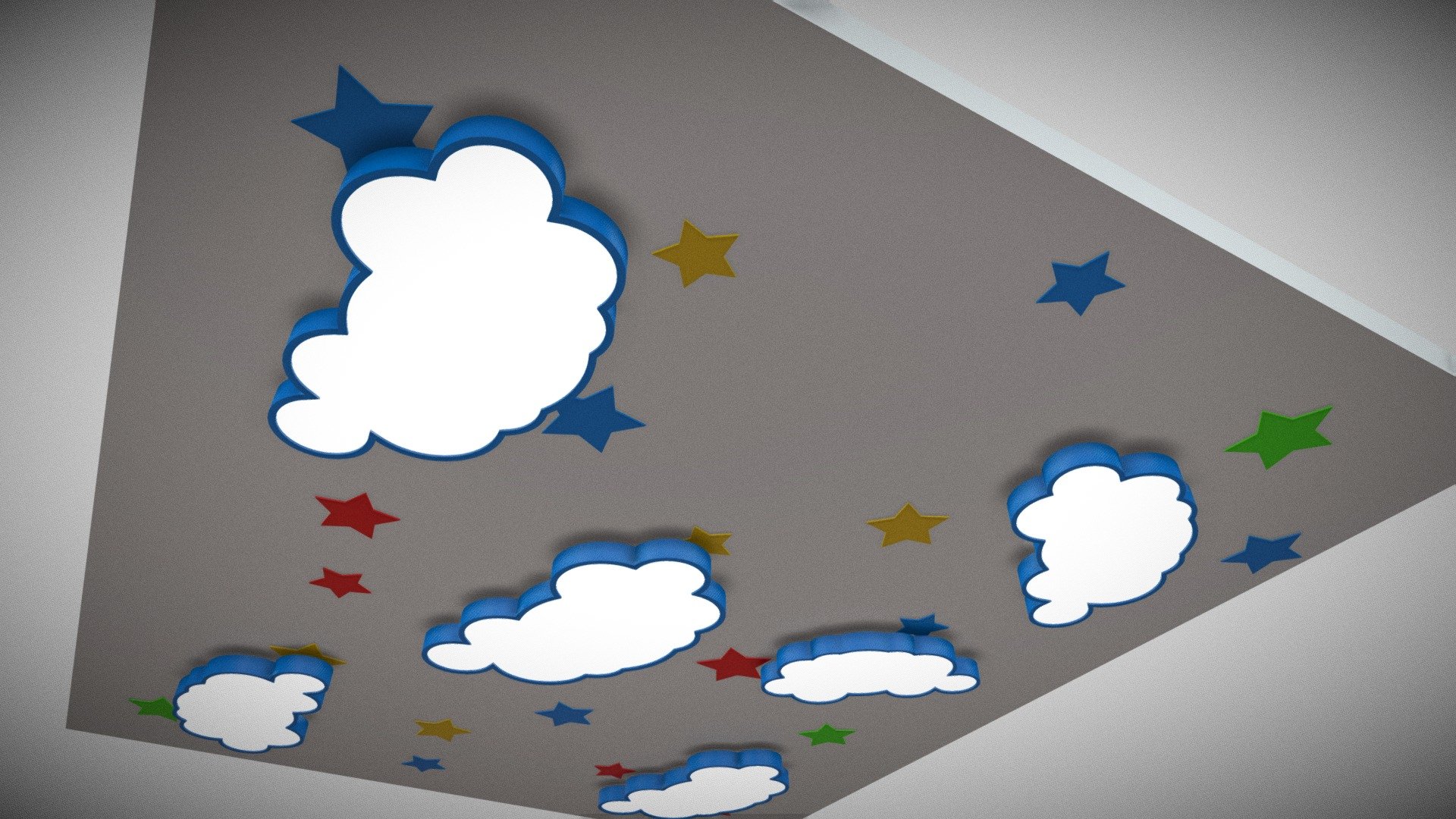 Kindergarten Ceiling 3D model - 3D model by nvere [5d2e336] - Sketchfab
