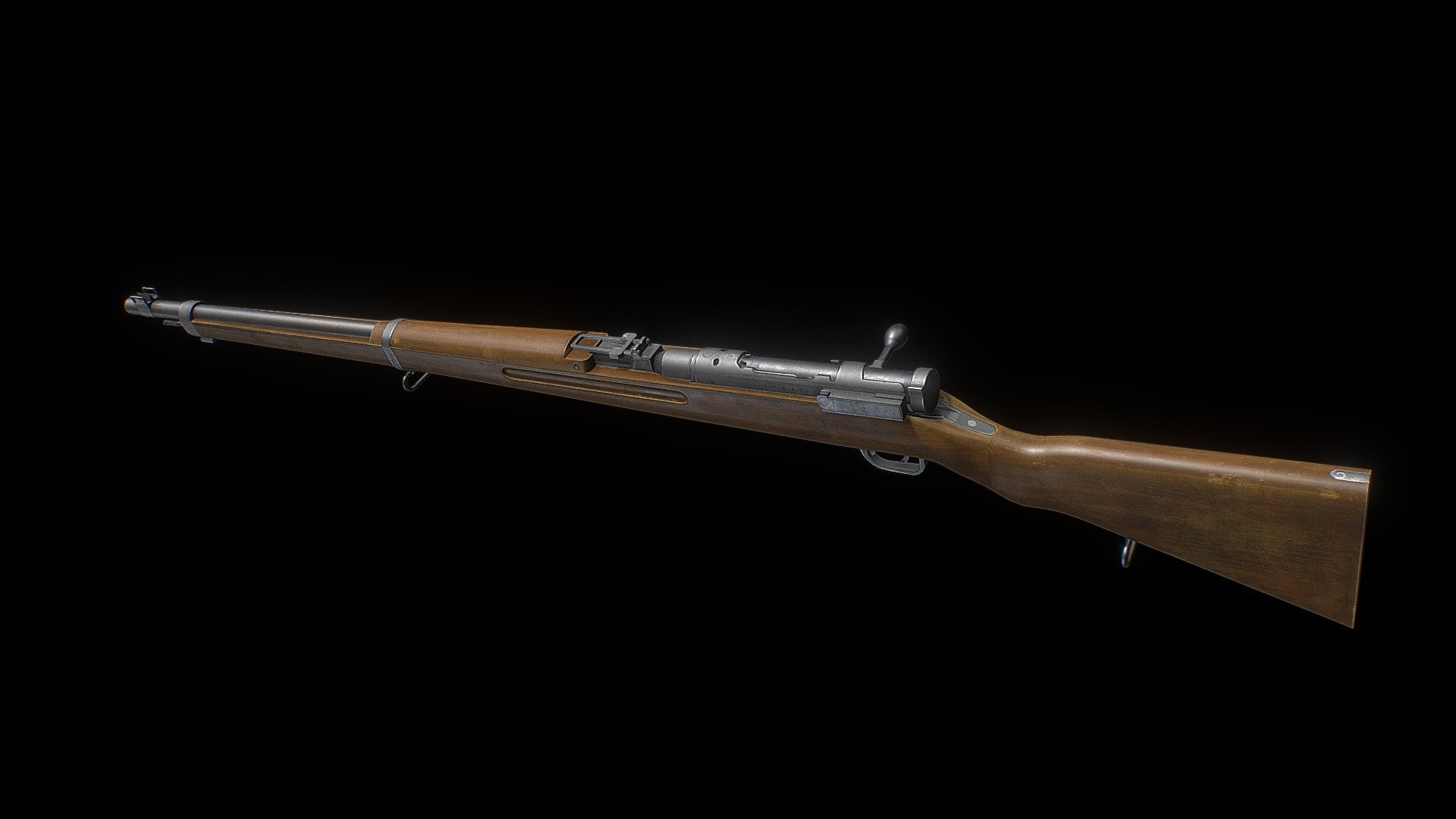 Arisaka Type 38 - 3D model by FLO_wav (@flokapokaa) [5d30326] - Sketchfab