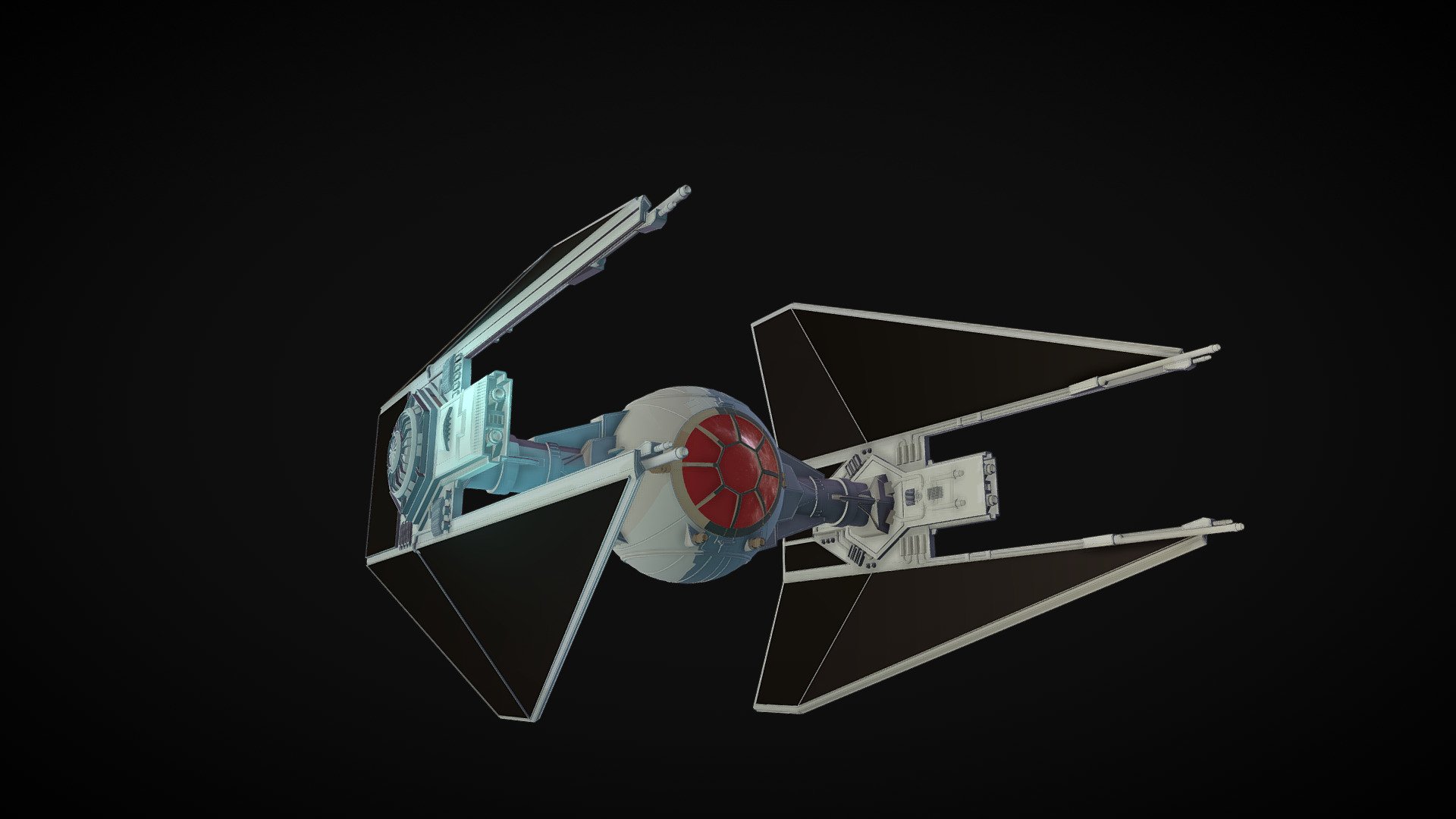 Imperial TIE Interceptor - 3D model by Scritta [5d310c7] - Sketchfab