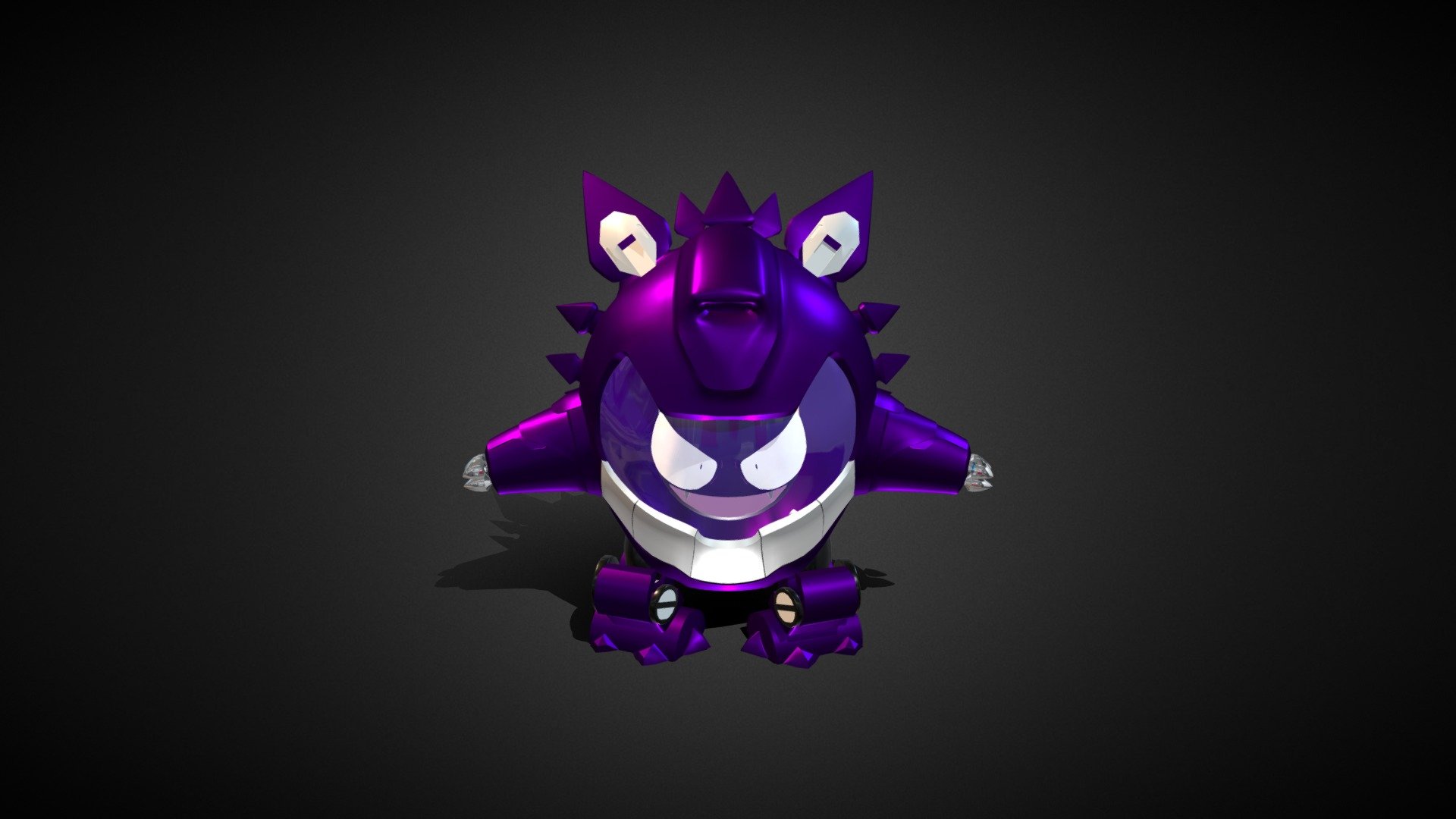 Mecha-Gengar operated by Ghastly - Buy Royalty Free 3D model by nohero ...