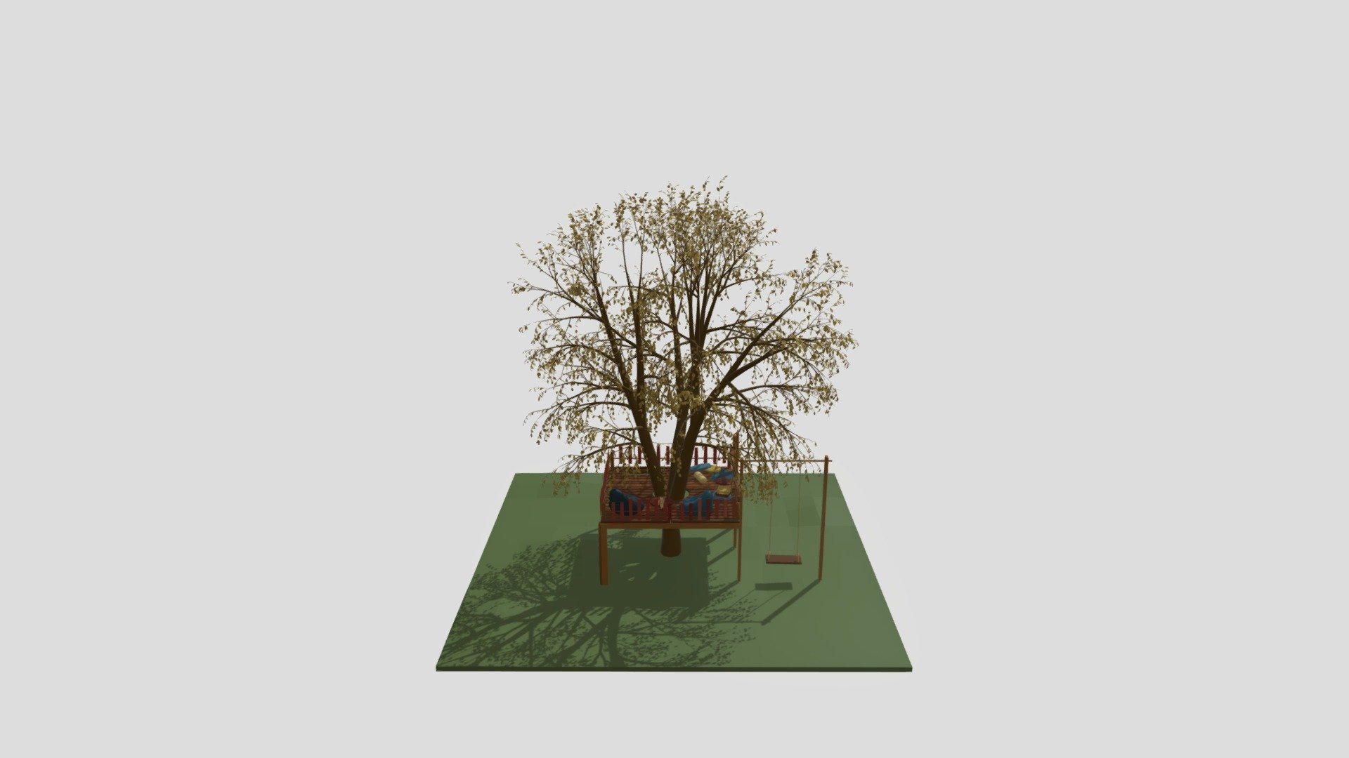 Tree house - Download Free 3D model by Polynoid (@polynoids) [5d32b8e ...