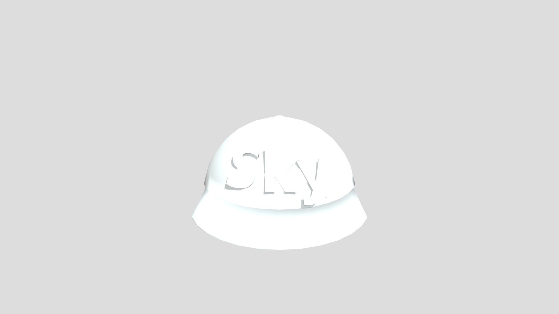 SKY CAP - Download Free 3D model by SKY_ FACE (@SKY_FACE) [5d3526e ...