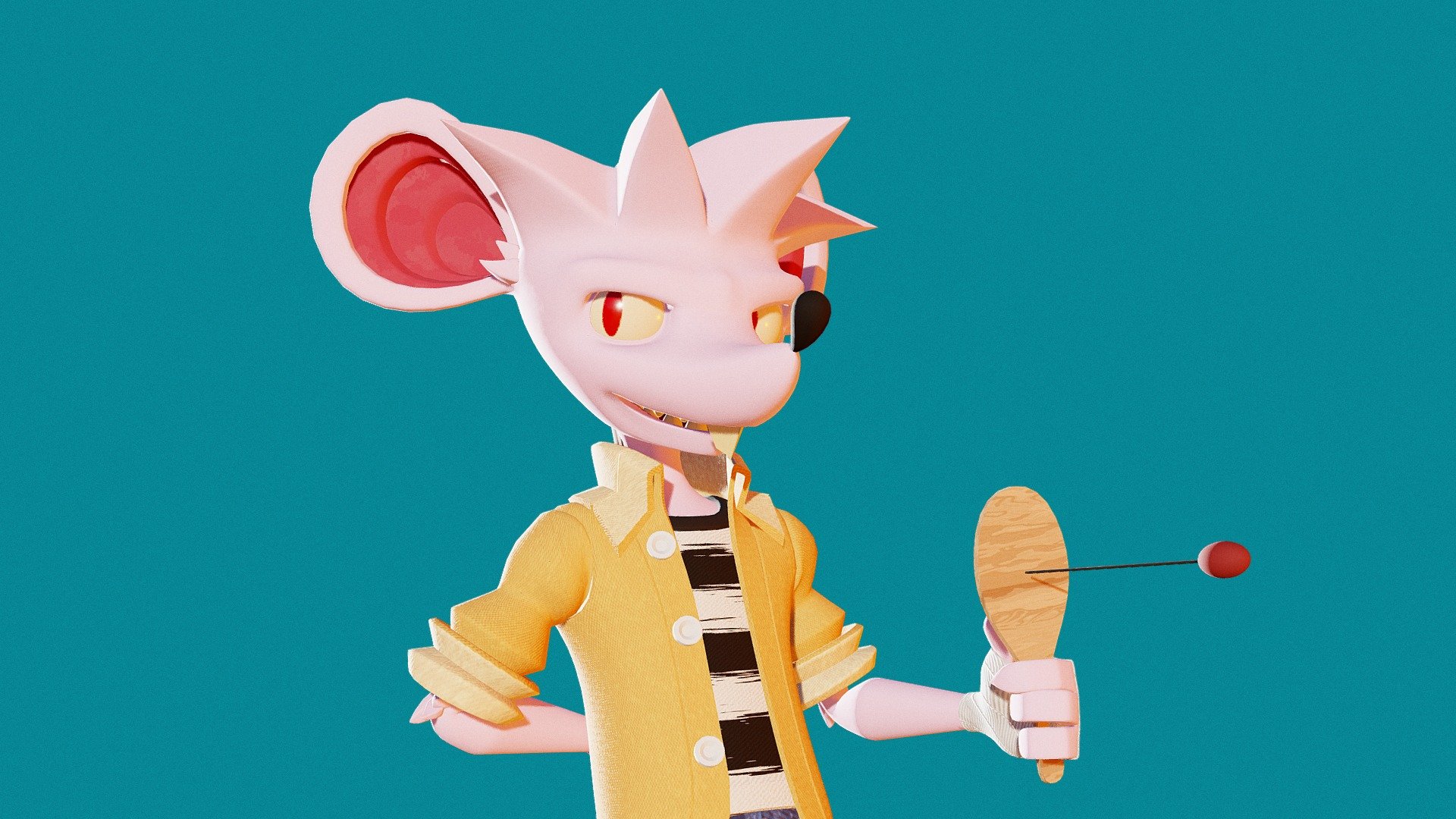 Just Paddle Ballin' - 3D model by Framed51 [5d35afe] - Sketchfab